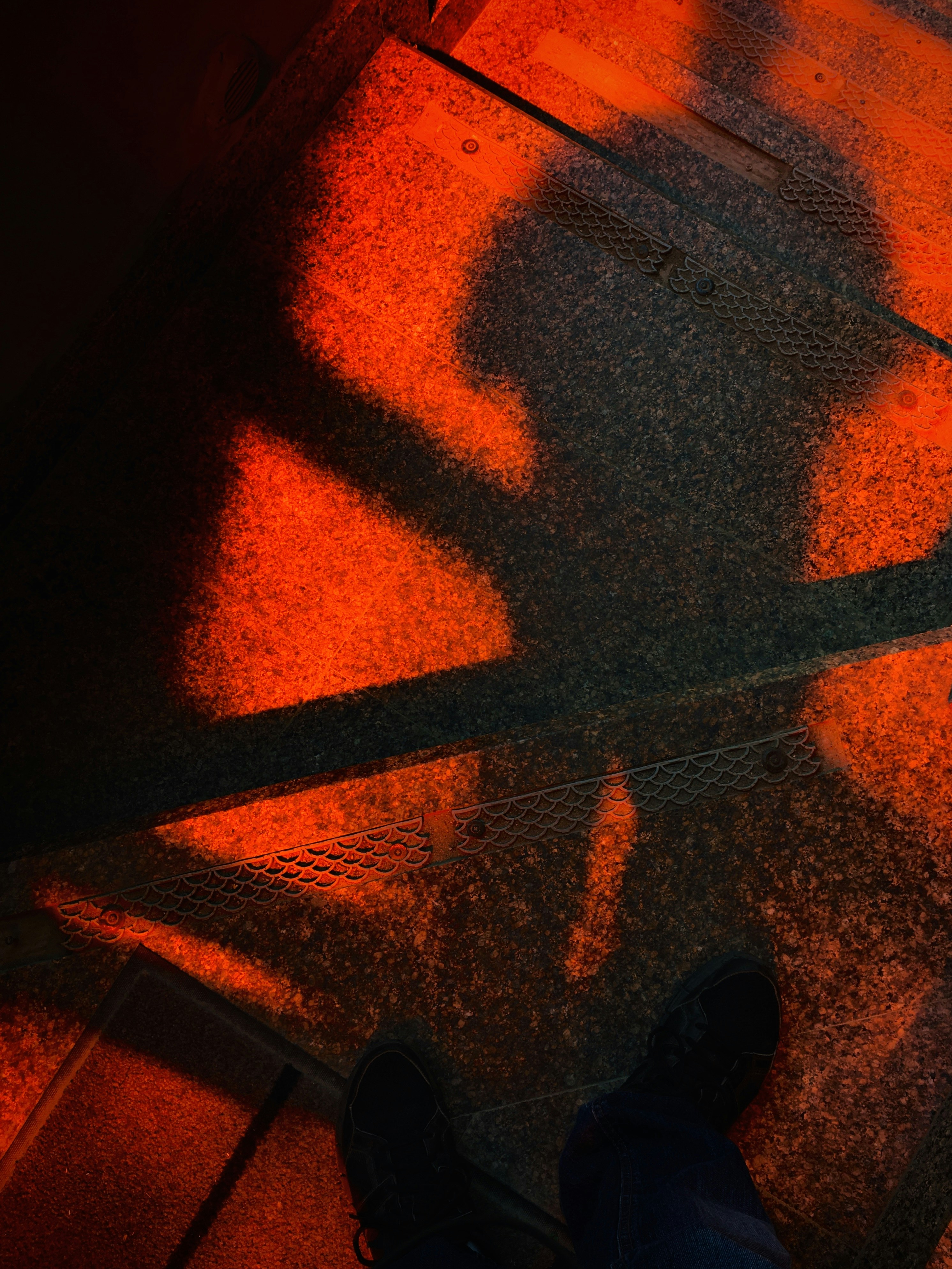 Red and black shadow on the floor photo – Free Red Image on Unsplash