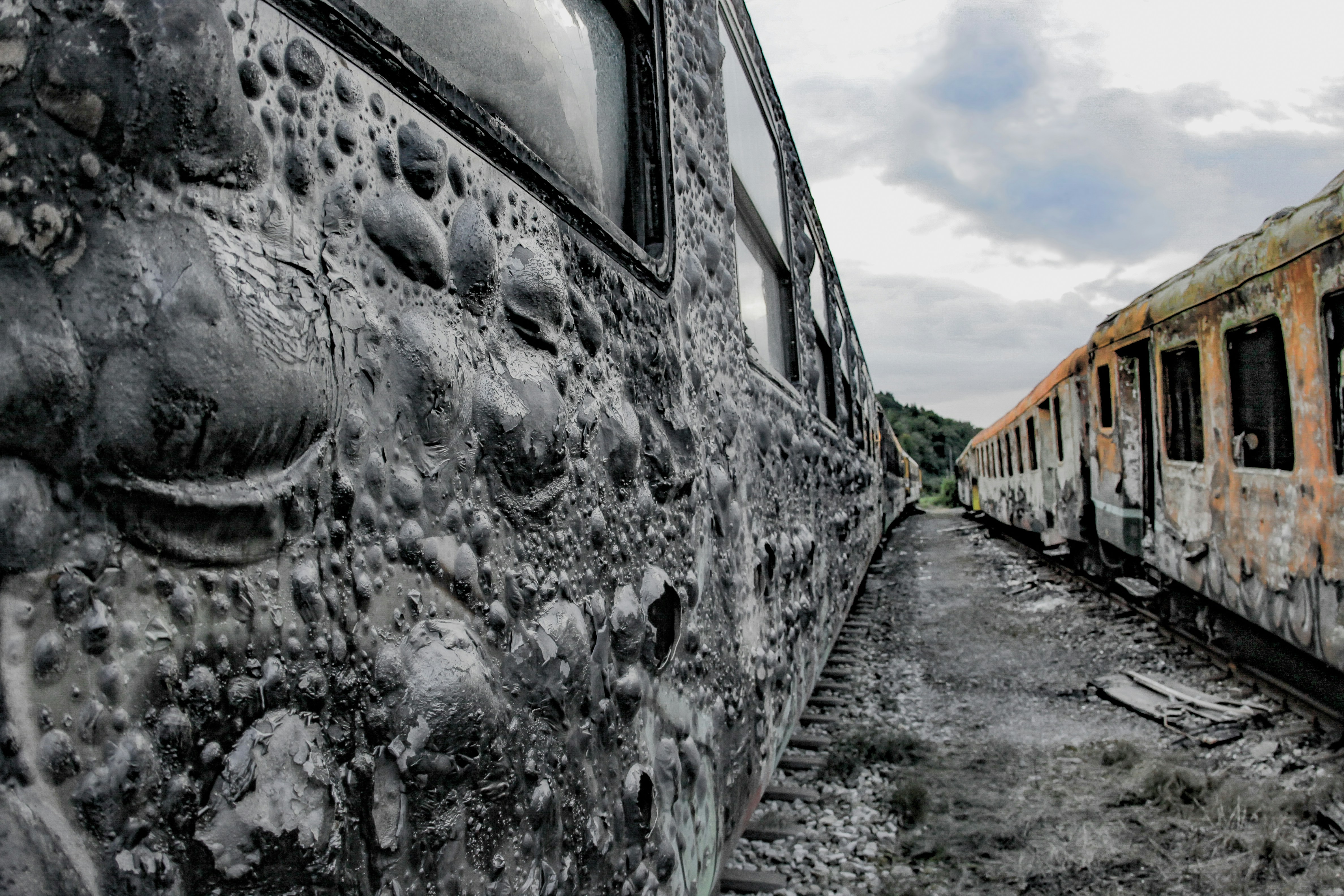 Ghost Train on the Pitted Tracks