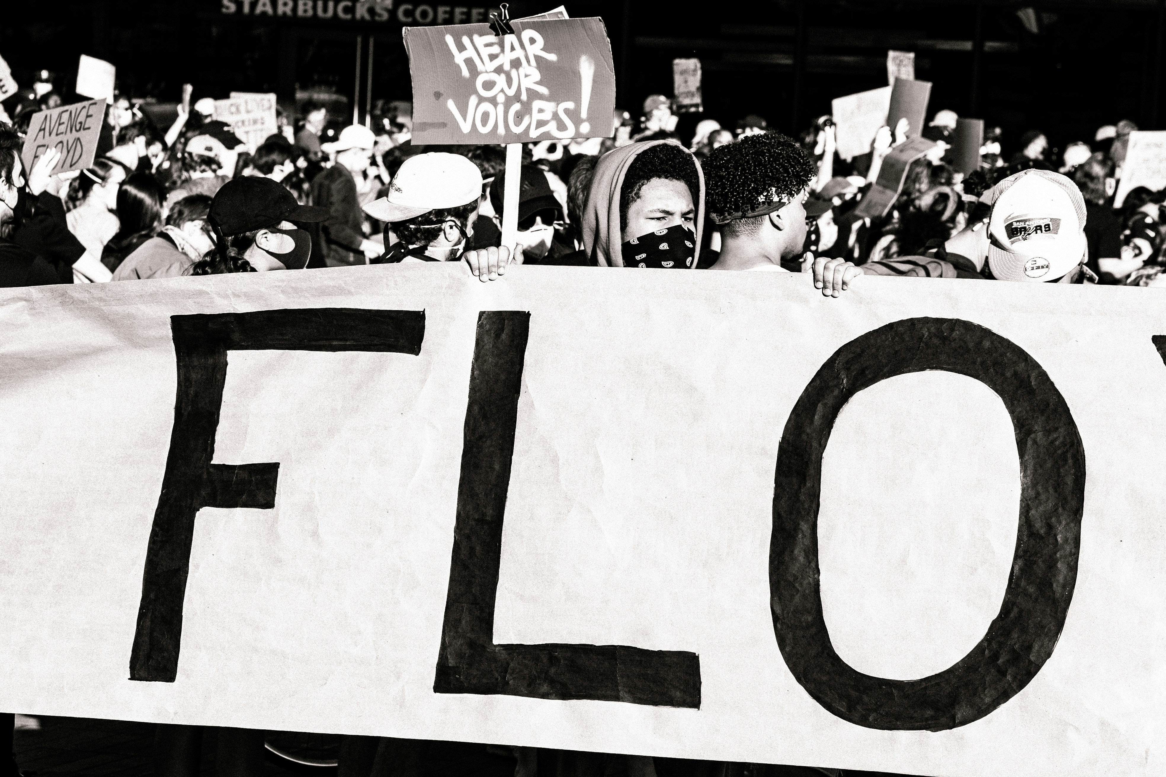 Voices Rising Over a Bold Protest Banner