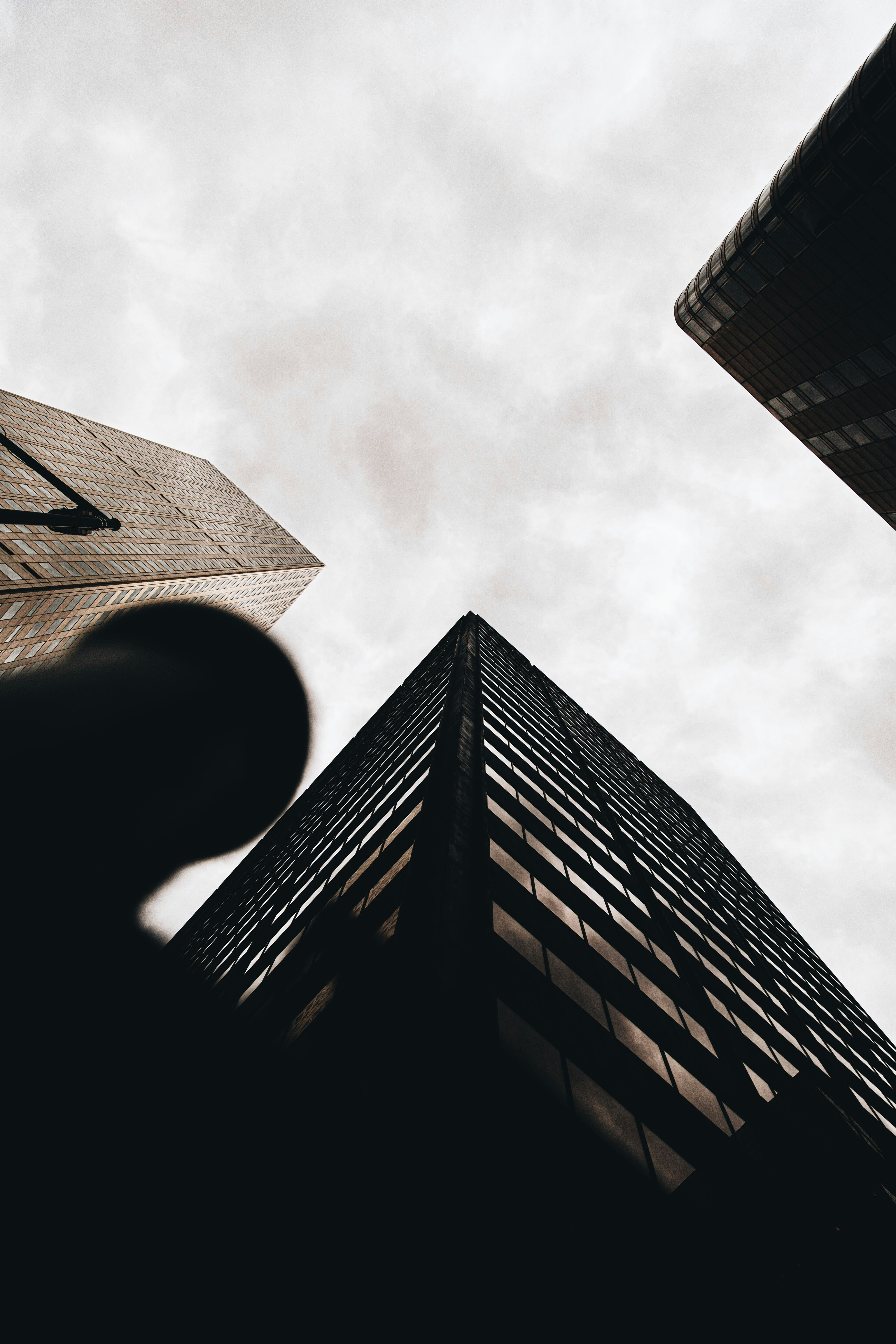 Worms eye view of high rise building photo – Free Blue Image on Unsplash
