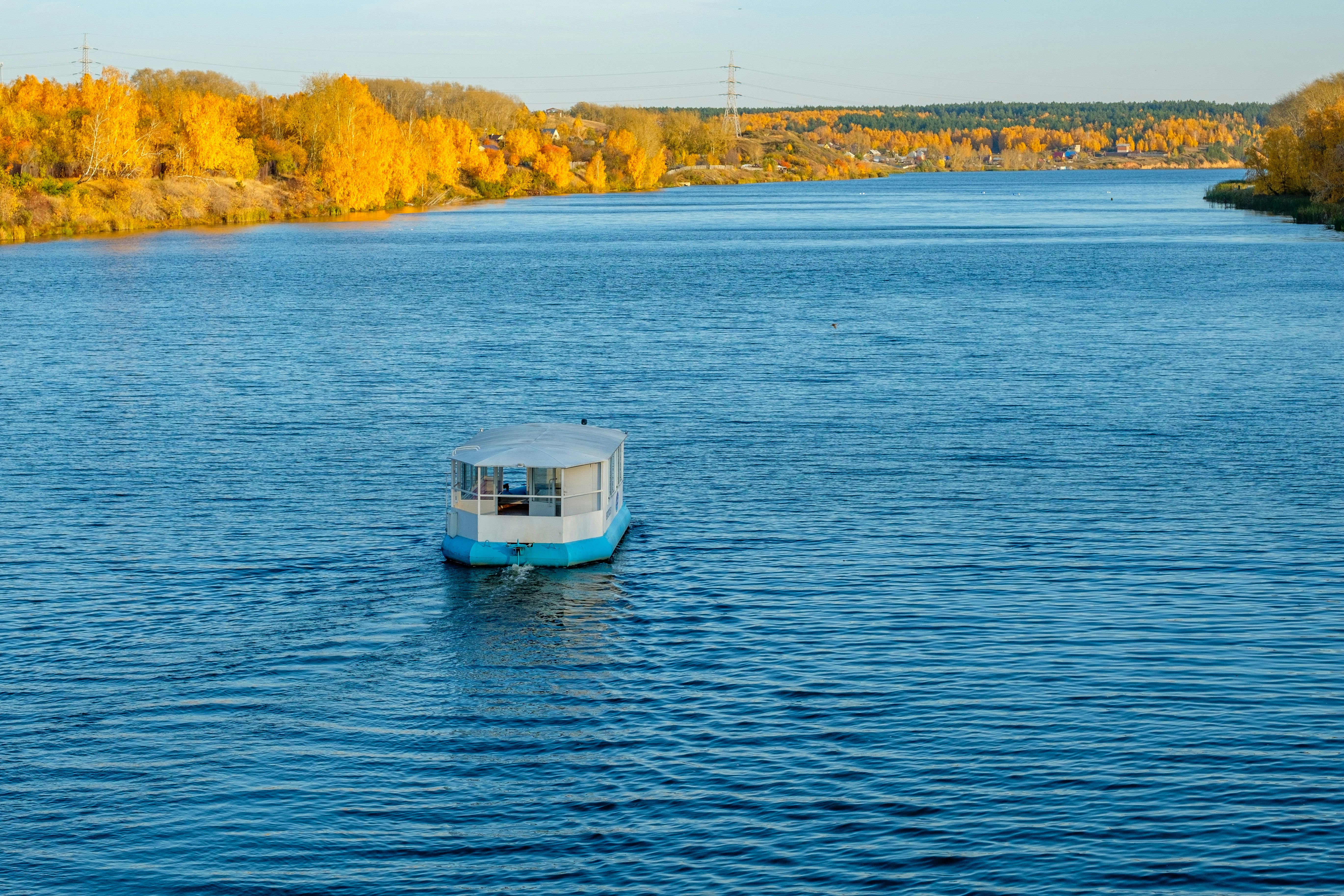 Serene Journey Through Autumn Waters