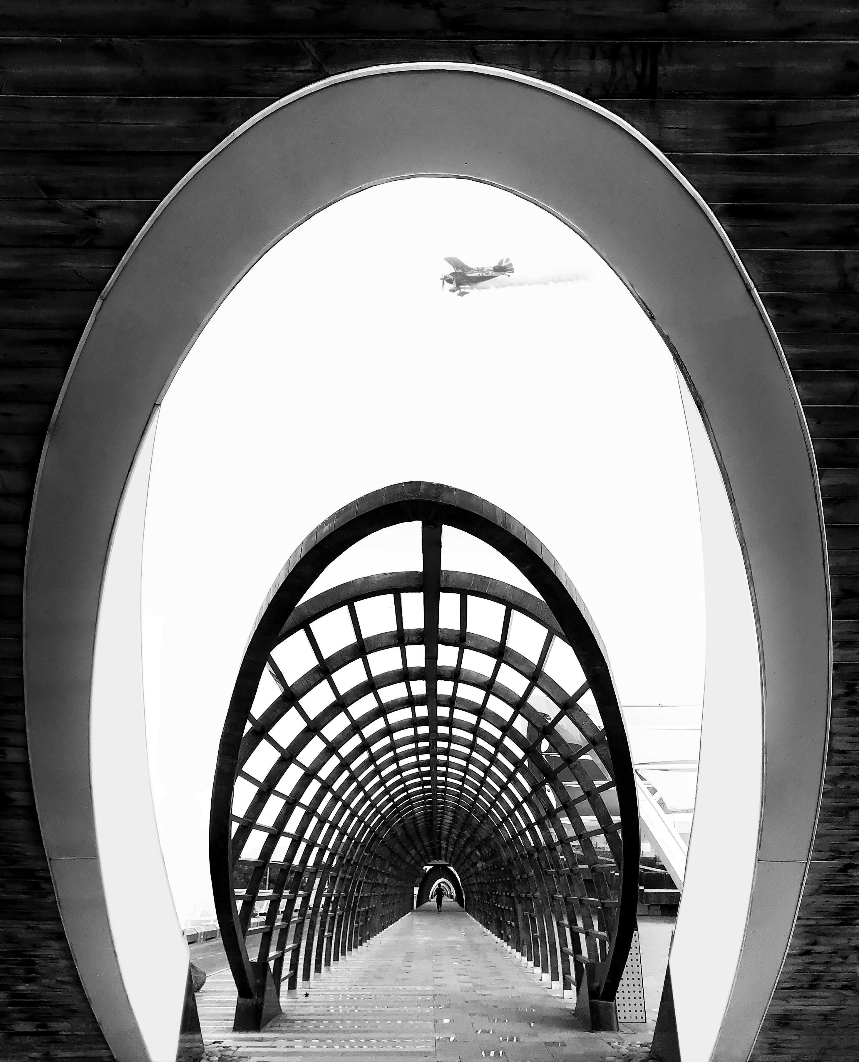 Aerial Echoes: The Journey Through the Archway