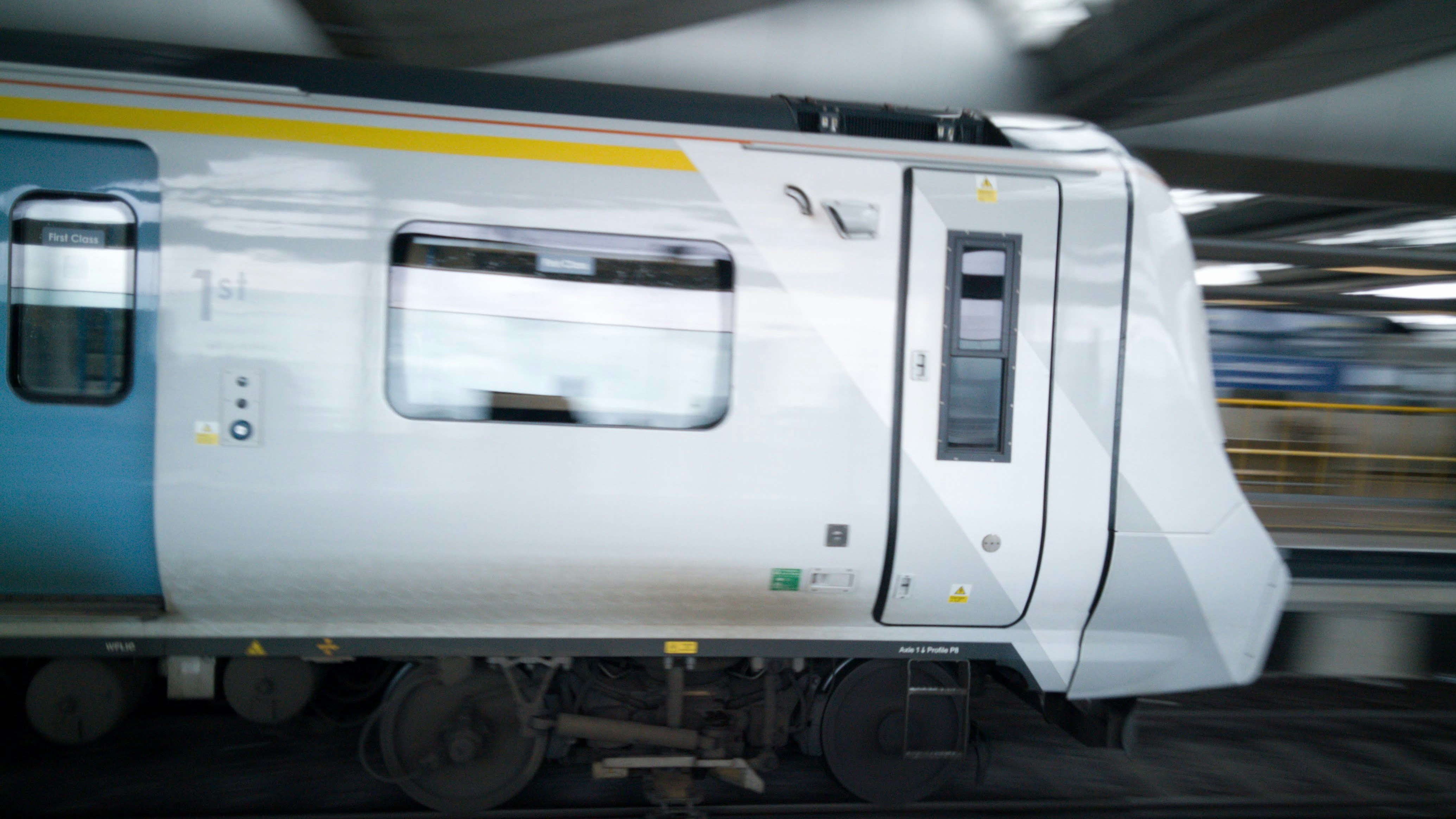 A Thameslink Class 700 arrives into London Blackfriars on the 29th September 2019.