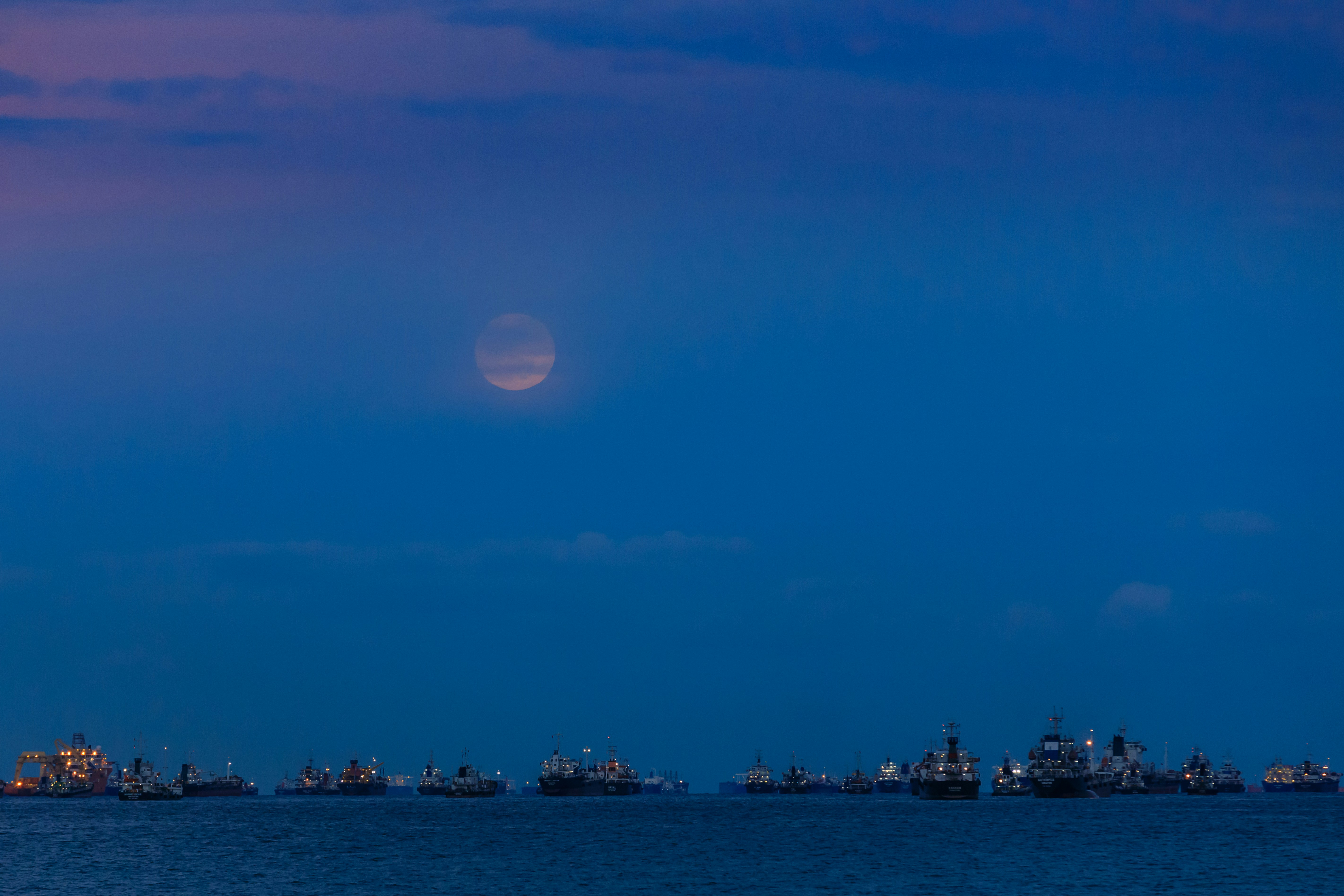 Taken from Singapore's East Coast at Full MoonChristoph Theisinger