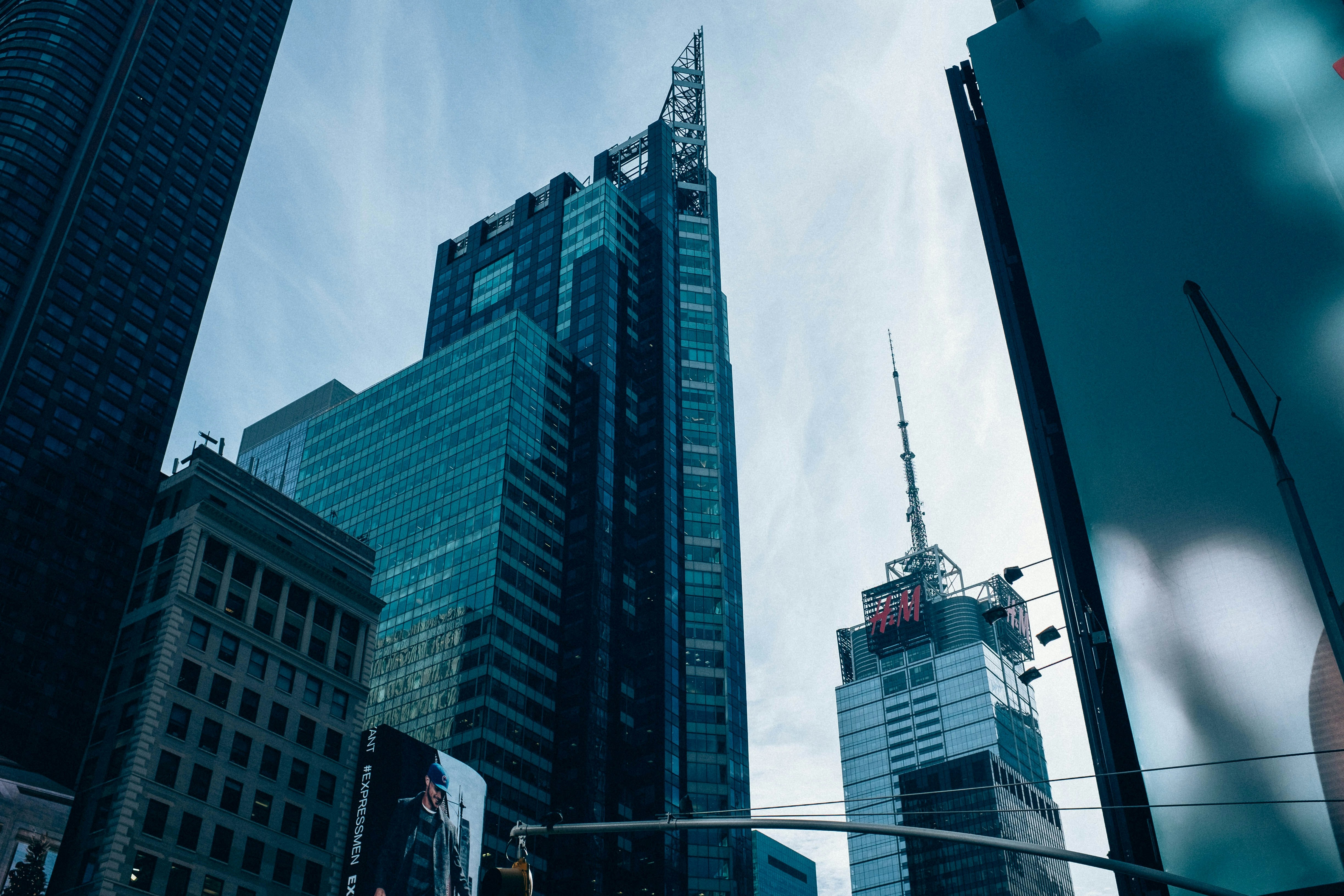 Low angle photography of high rise buildings photo – Free Grey Image on ...