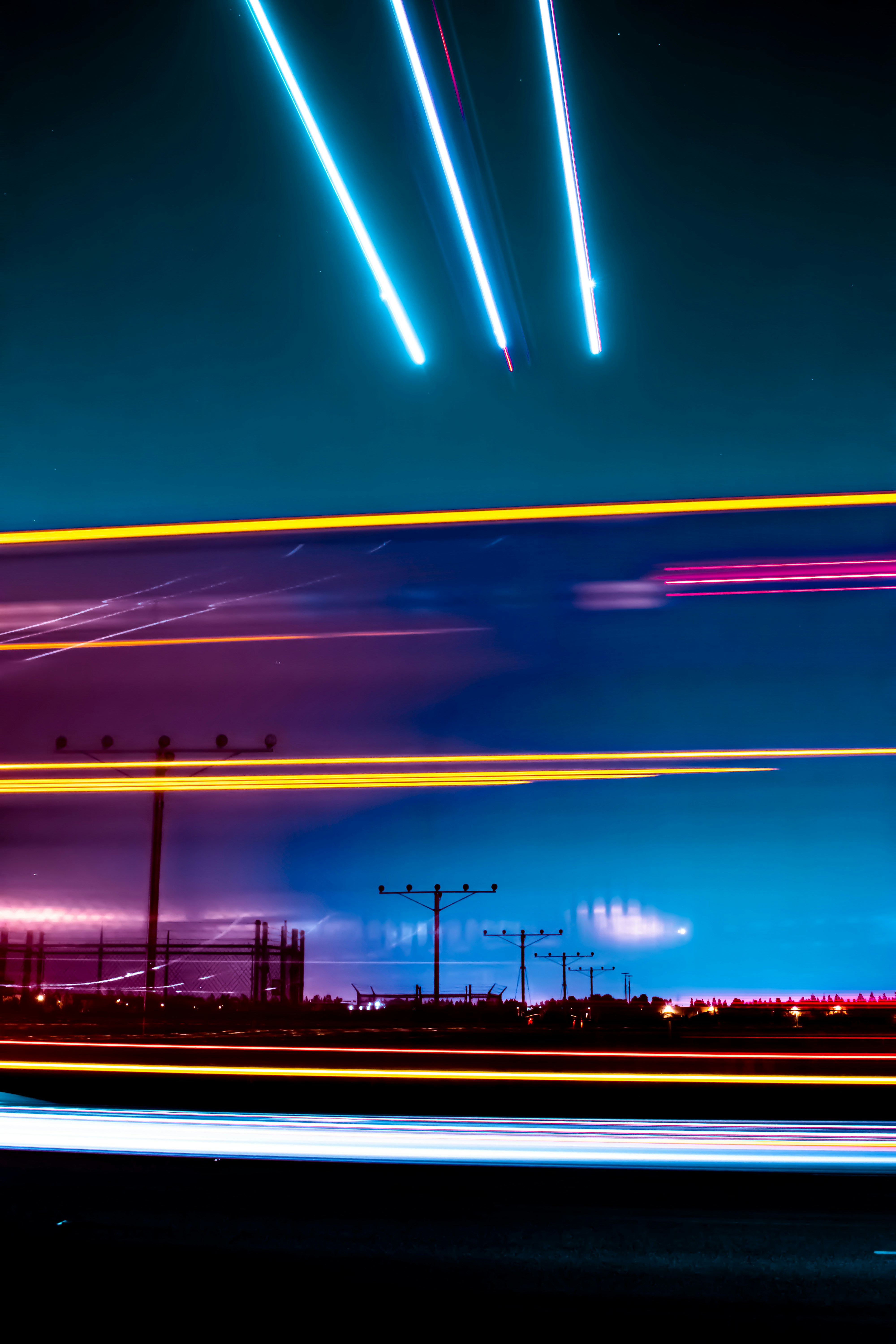 Time lapse photography of city lights during night time photo – Free ...