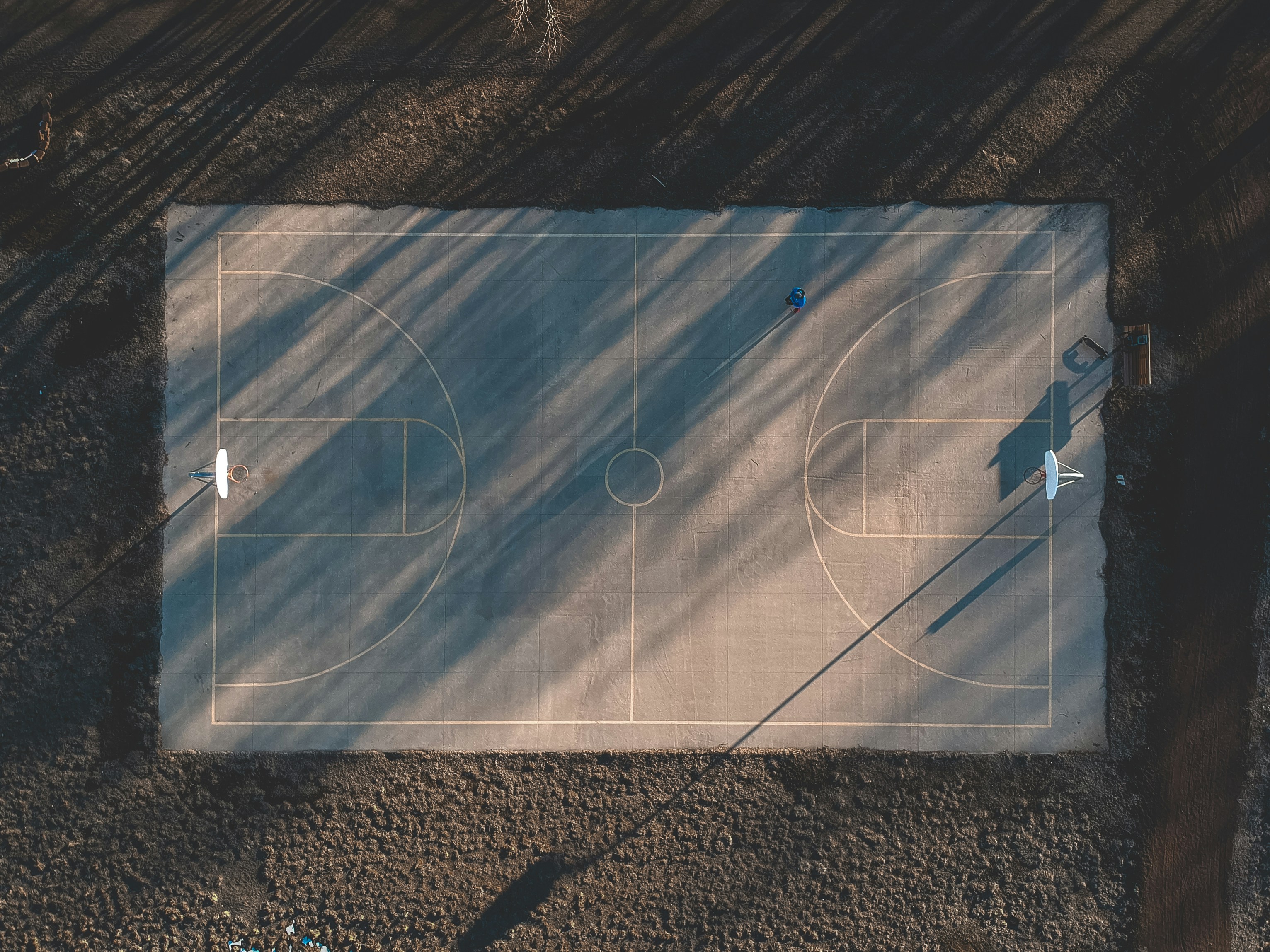 Blue and white basketball court photo – Free Basketball Image on Unsplash