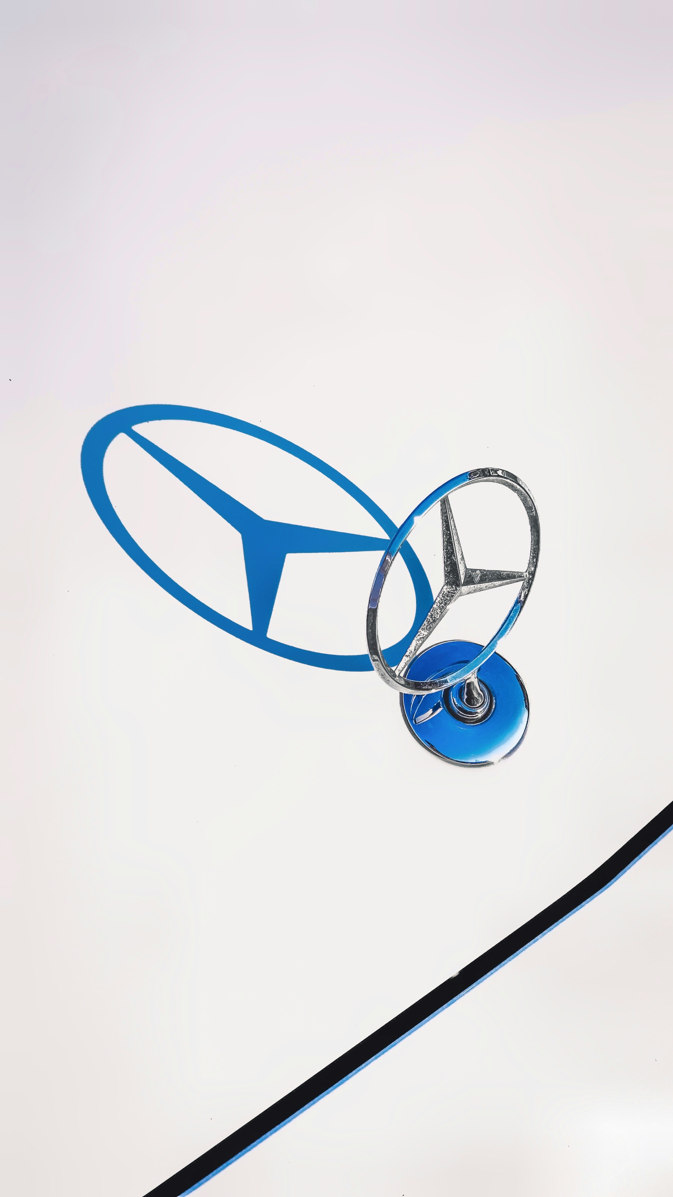 Blue and white logo illustration photo – Free Blue Image on Unsplash
