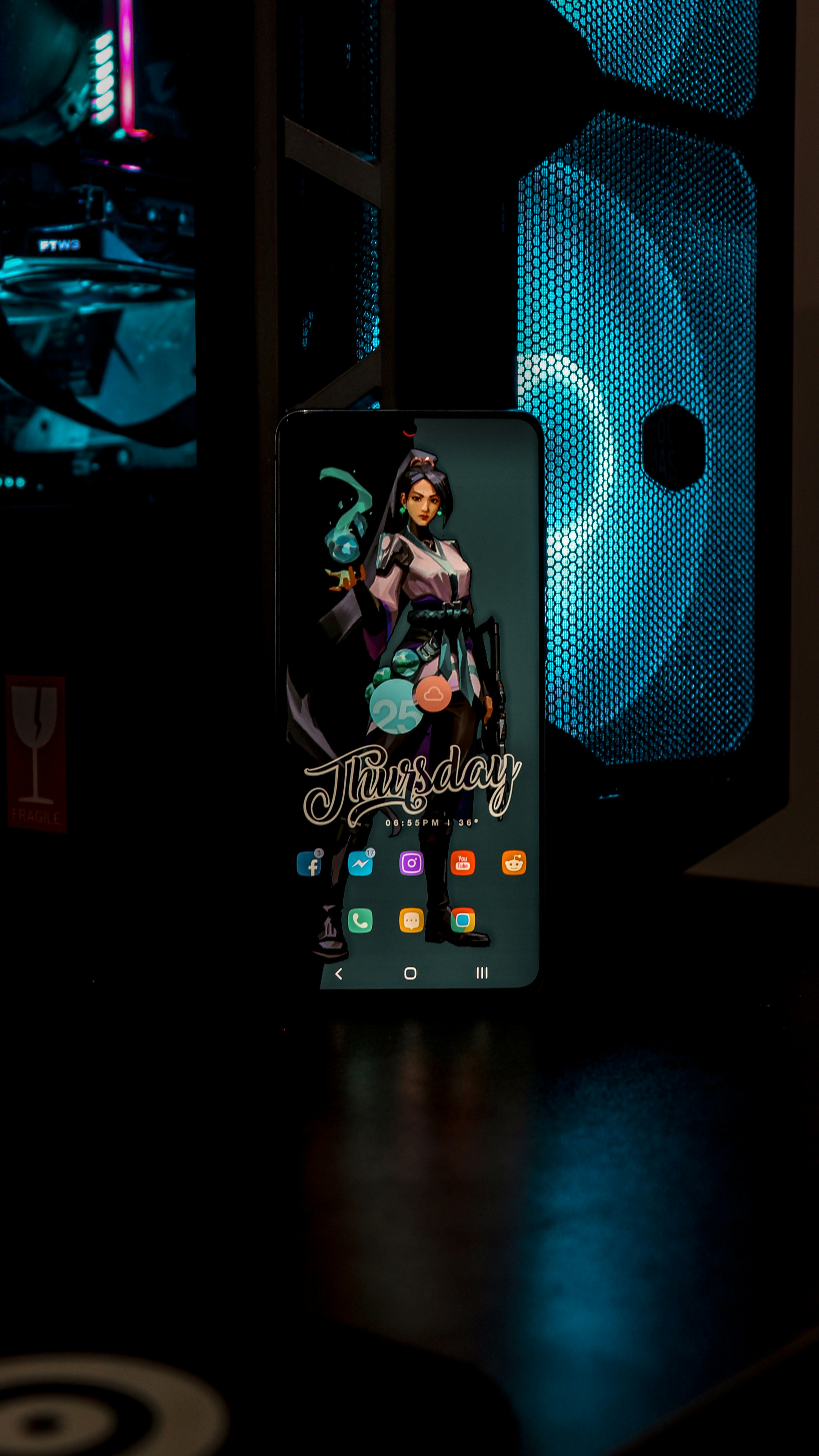 black iphone 7 plus on brown wooden table