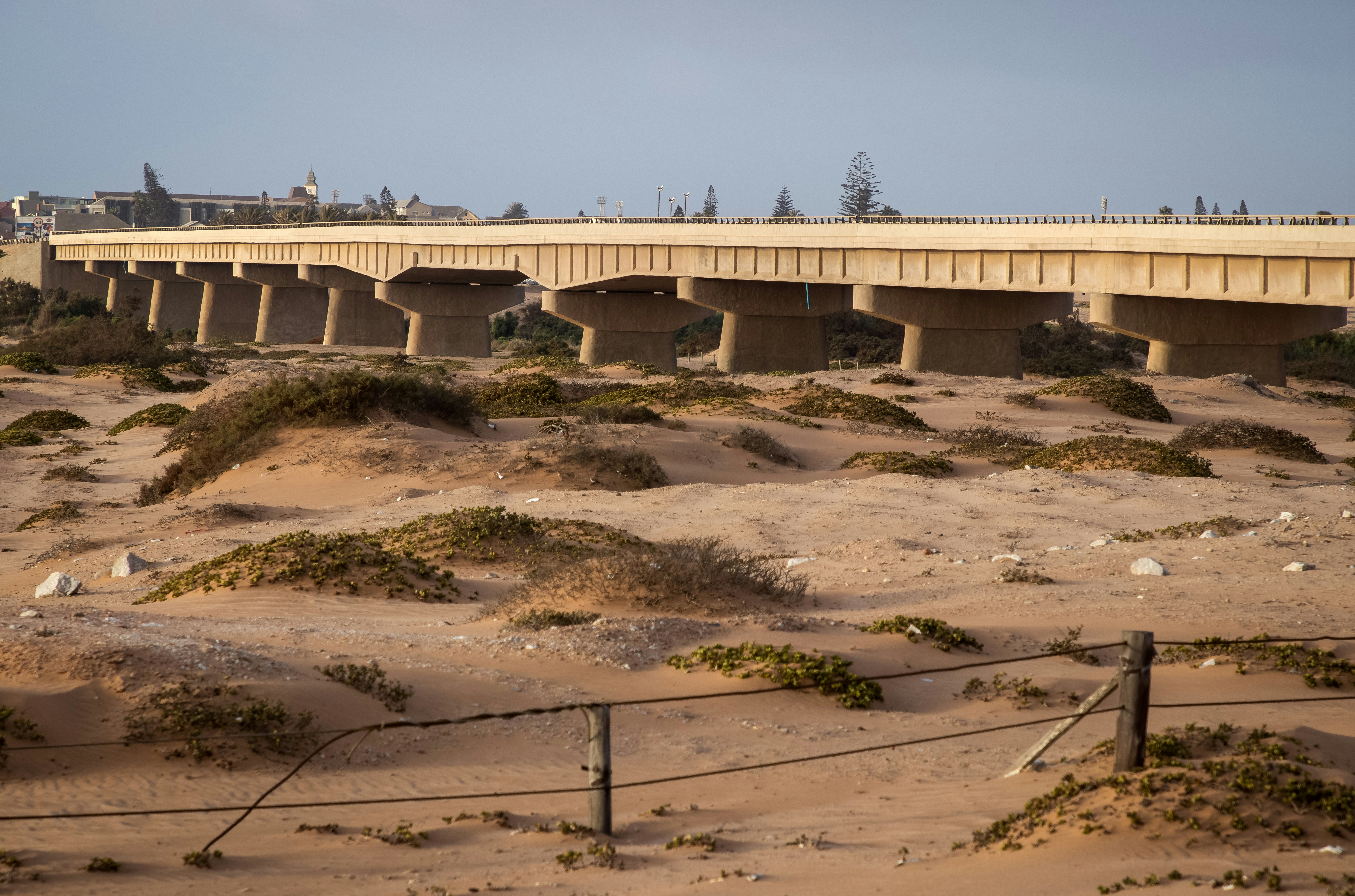 Bridge over Coastal Dunes: A Quiet Span Across the Shifting Sands