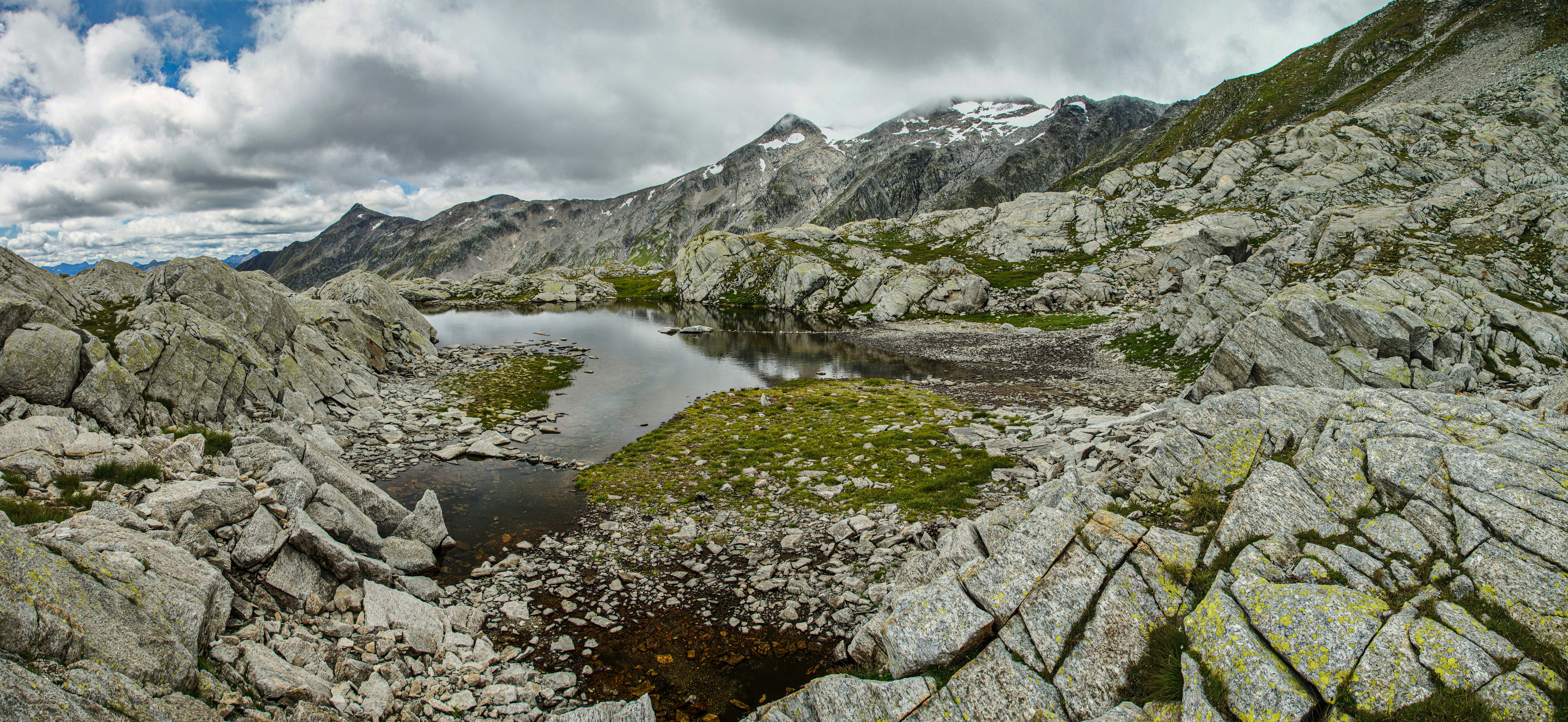 Lake in the middle of the mountains photo – Free Greina plateau Image ...