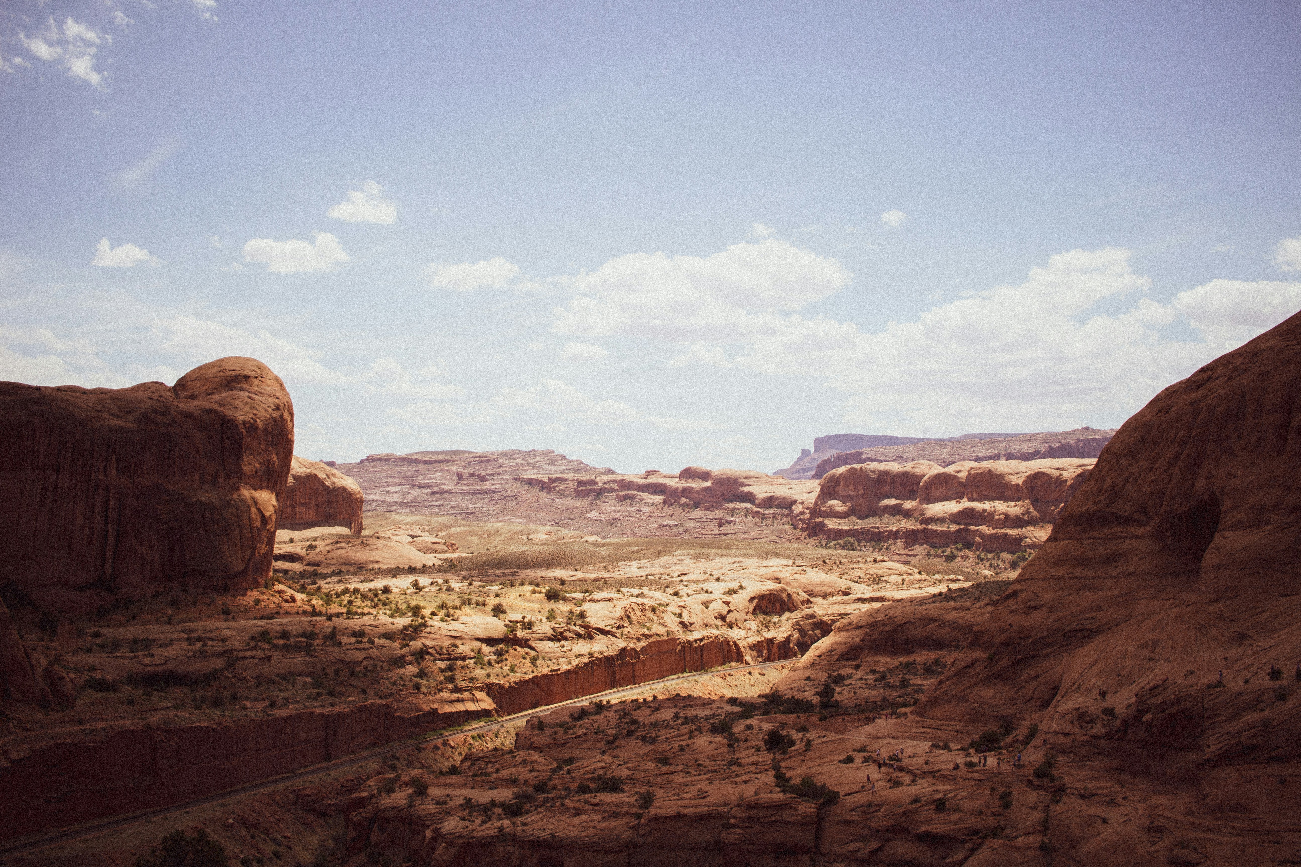 Majestic Desert Panorama under Azure Sky