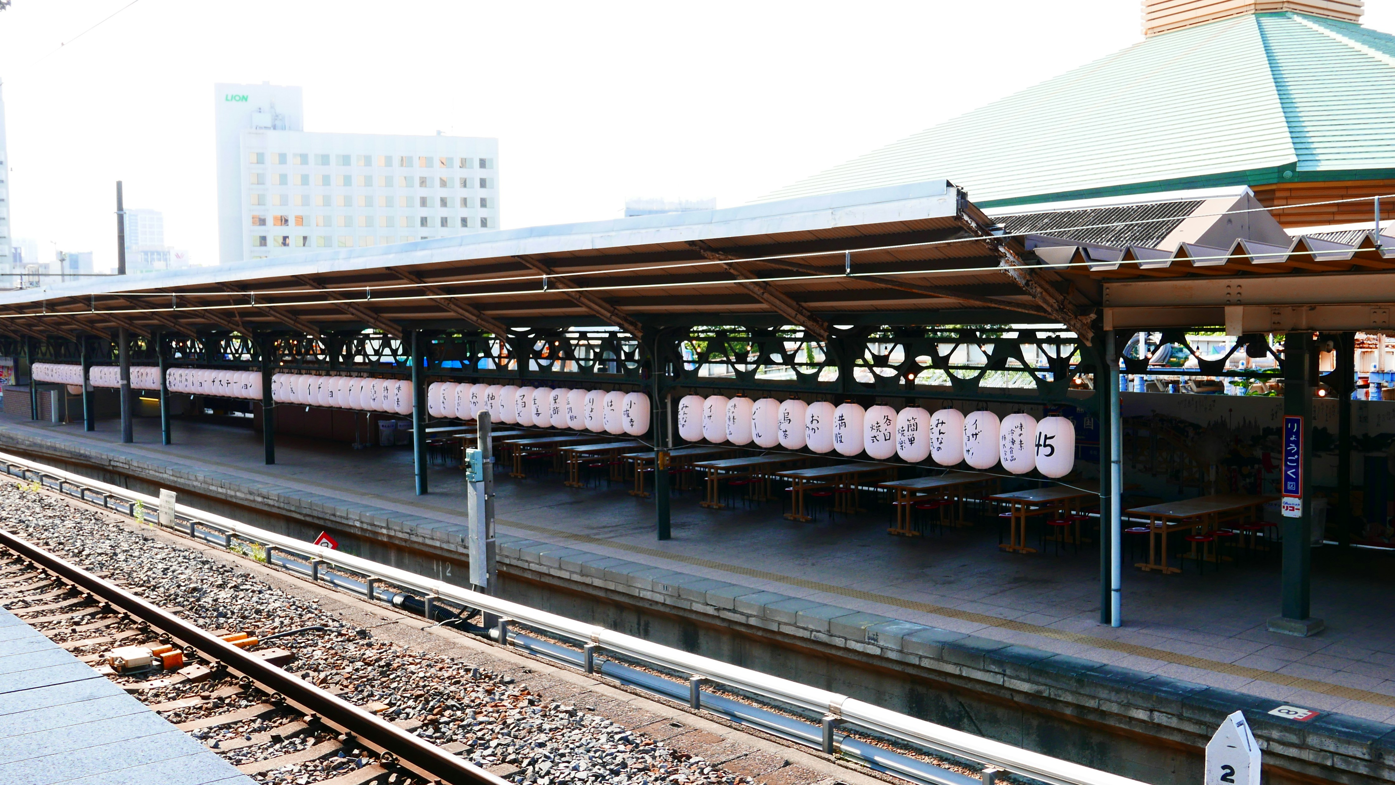Orbs Along the Platform: A Symmetry of Rails and Light