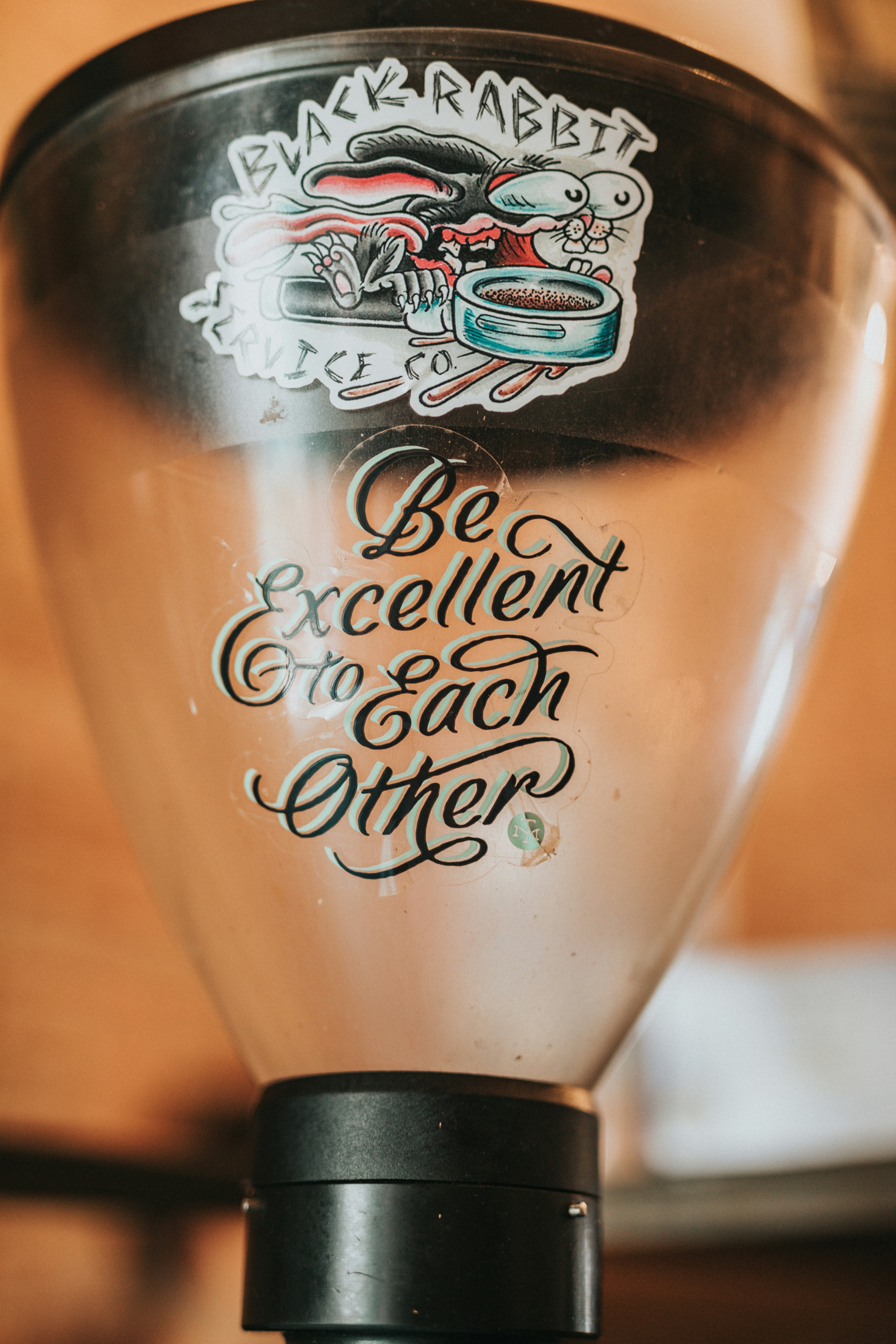 brown and black drinking glass