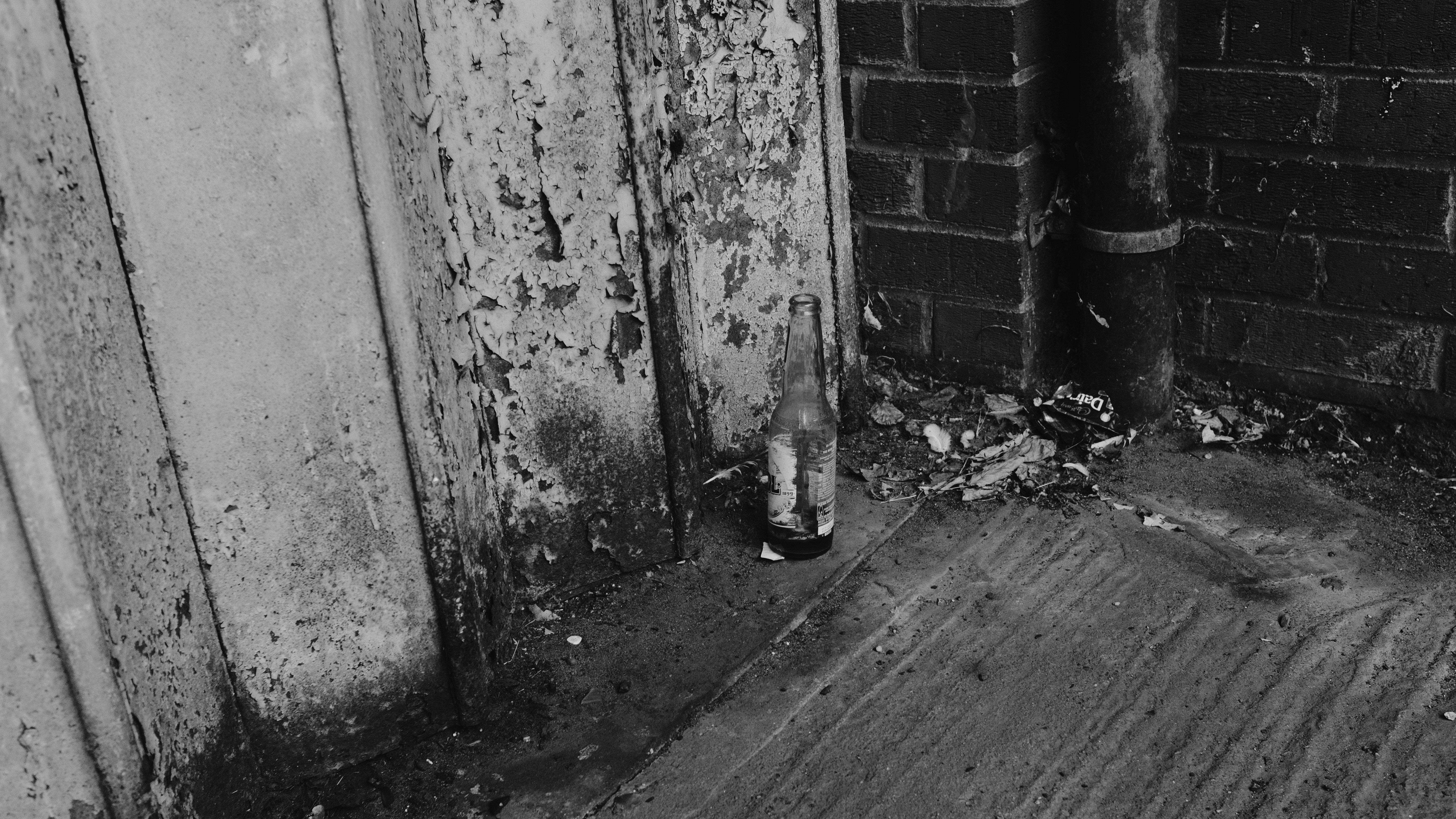 Edge of the Alley: Weathered Concrete and Quiet Decay