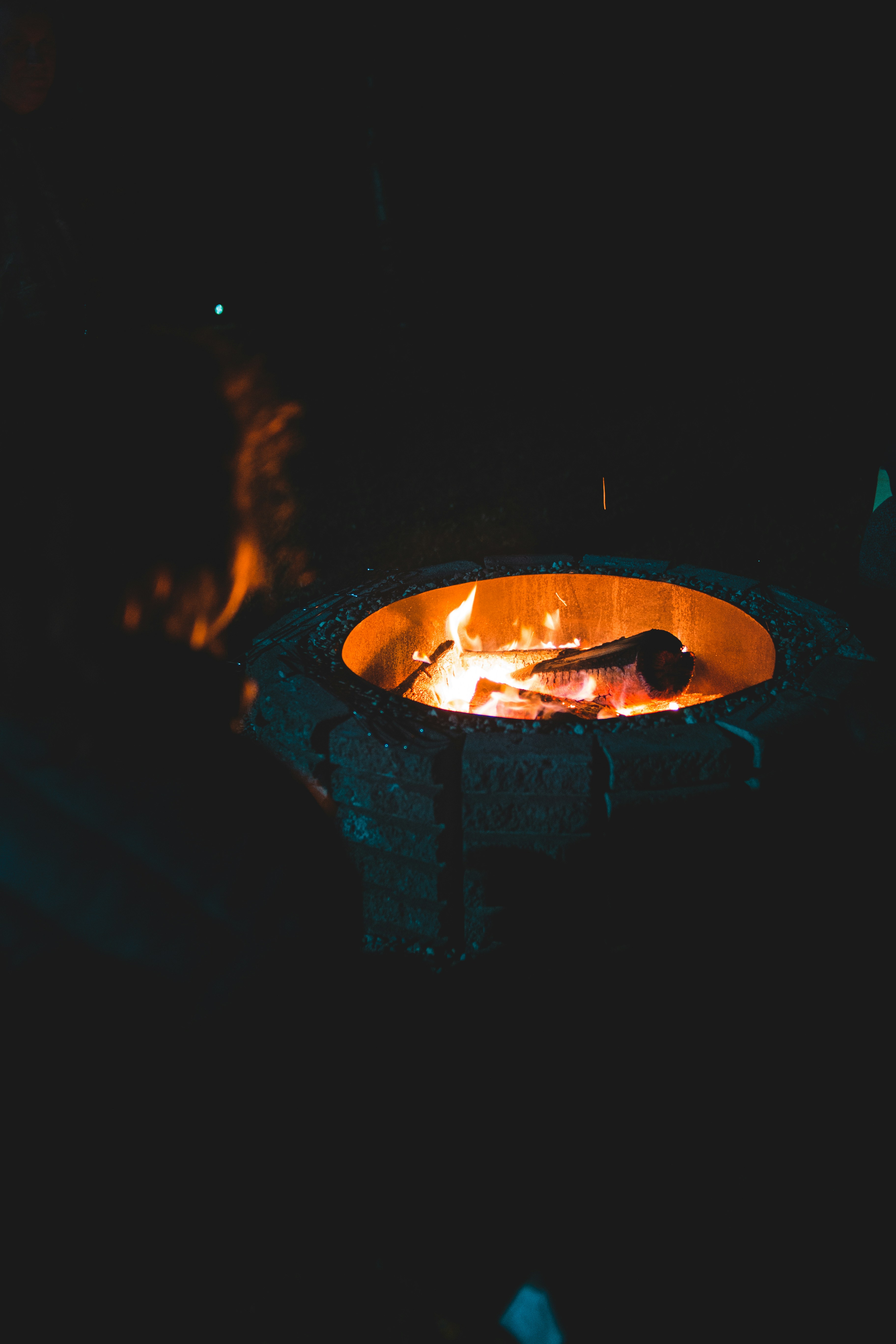 Fire in blue fire pit photo – Free Fire Image on Unsplash