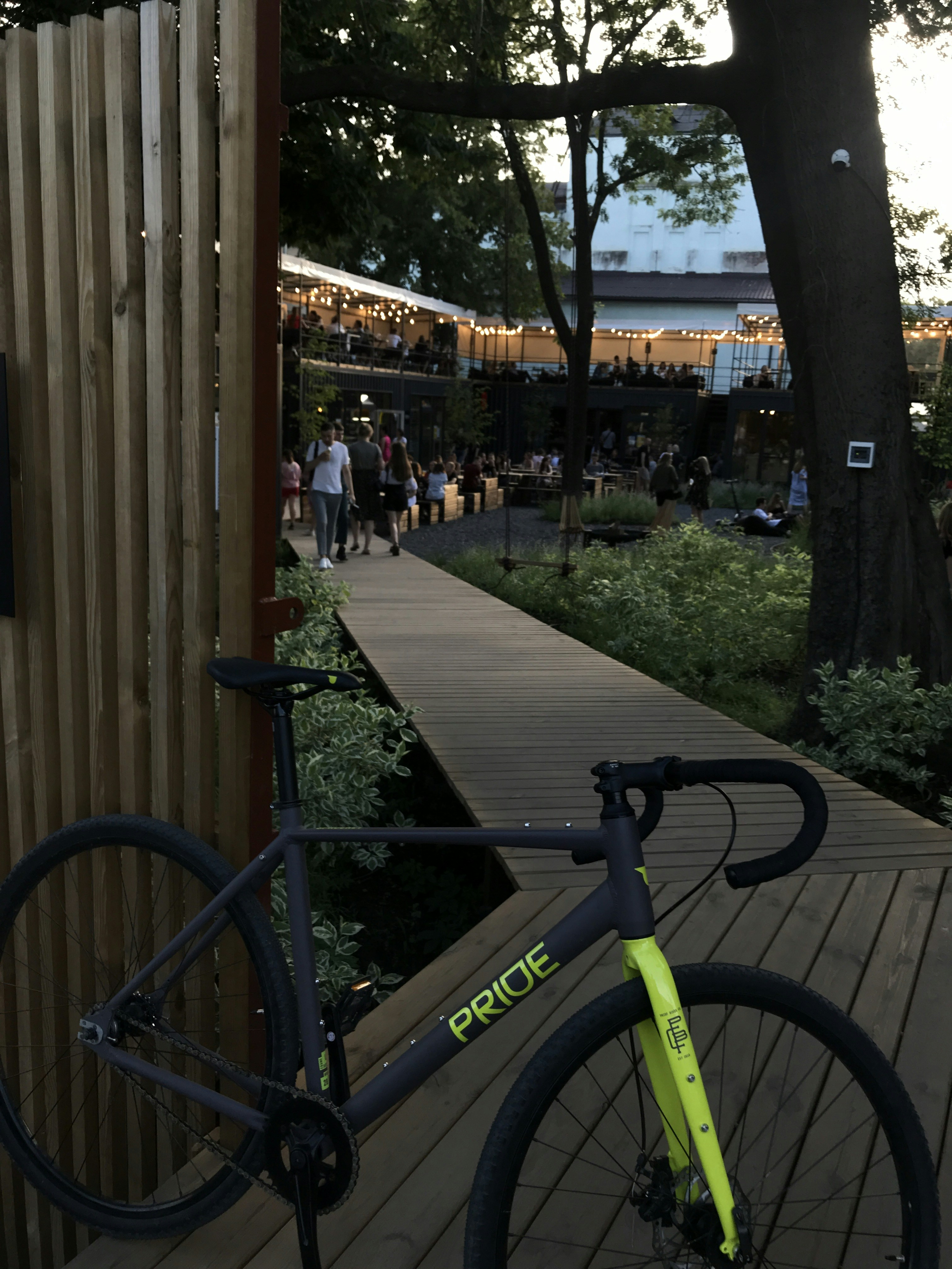 Bright Lance: A Neon-Accented Pride Bike by a Woodwalk