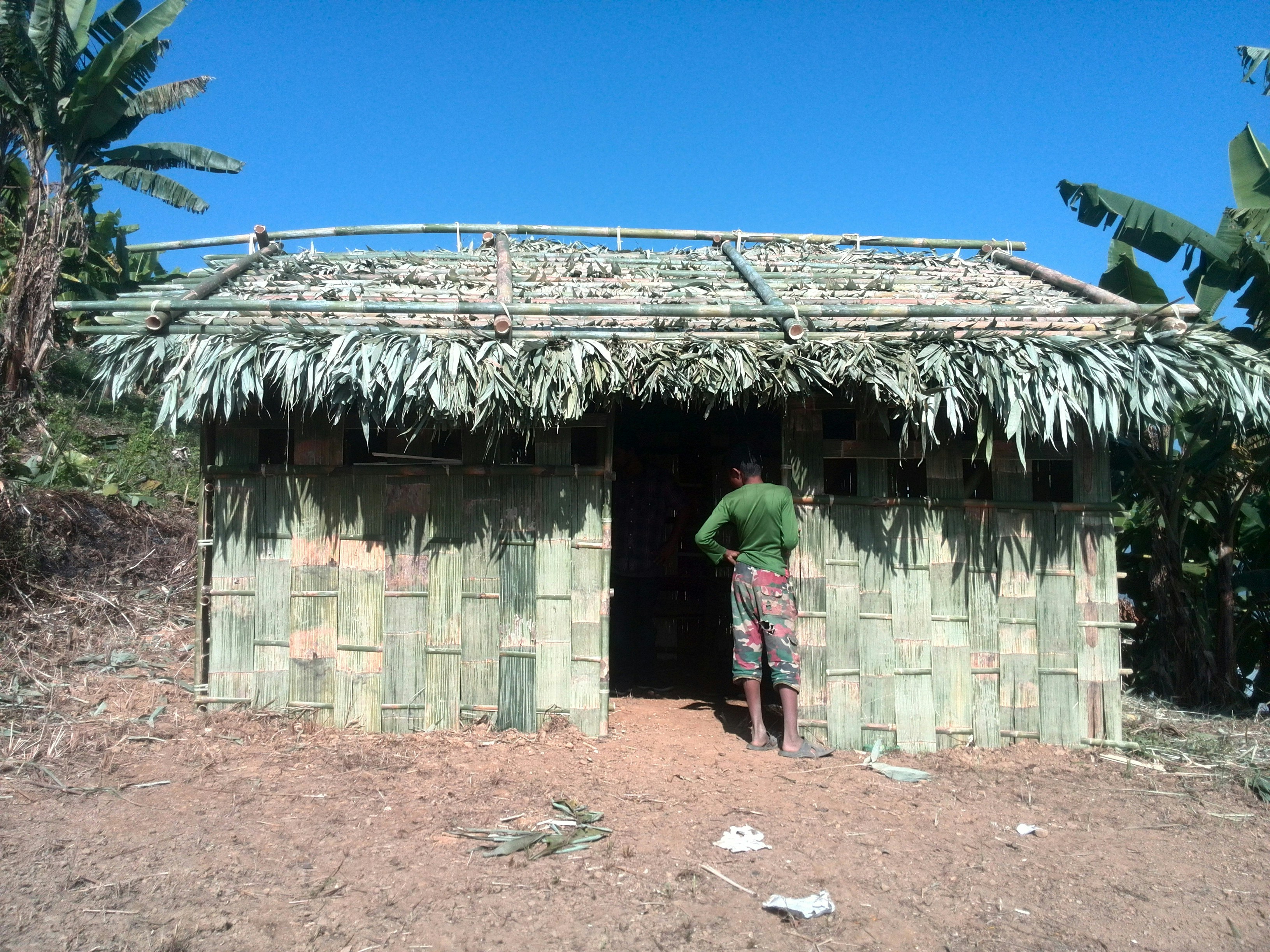 Thatched Hut at the Threshold of Bare Earth