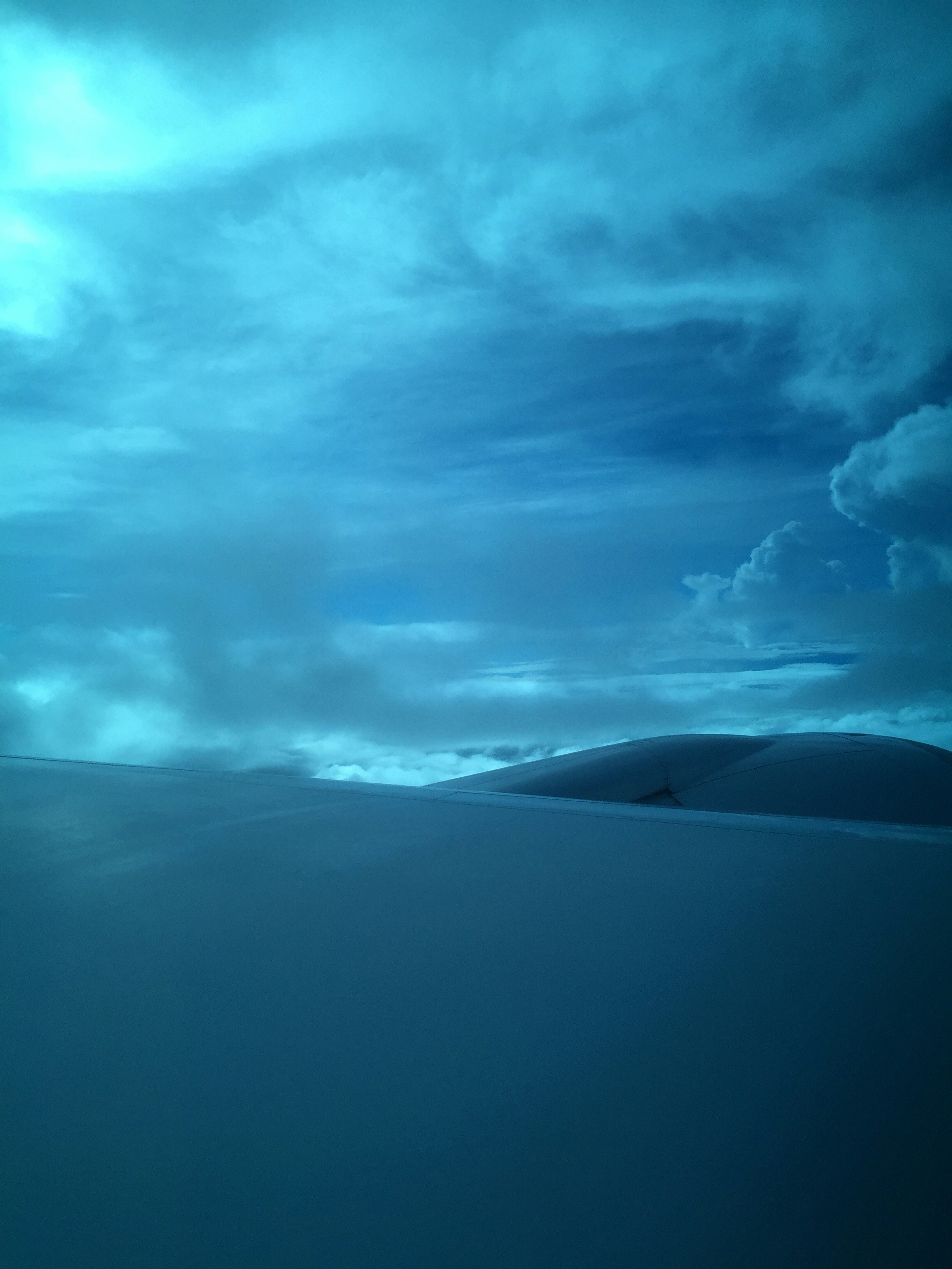 Wingline Under a Vast Cerulean Sky
