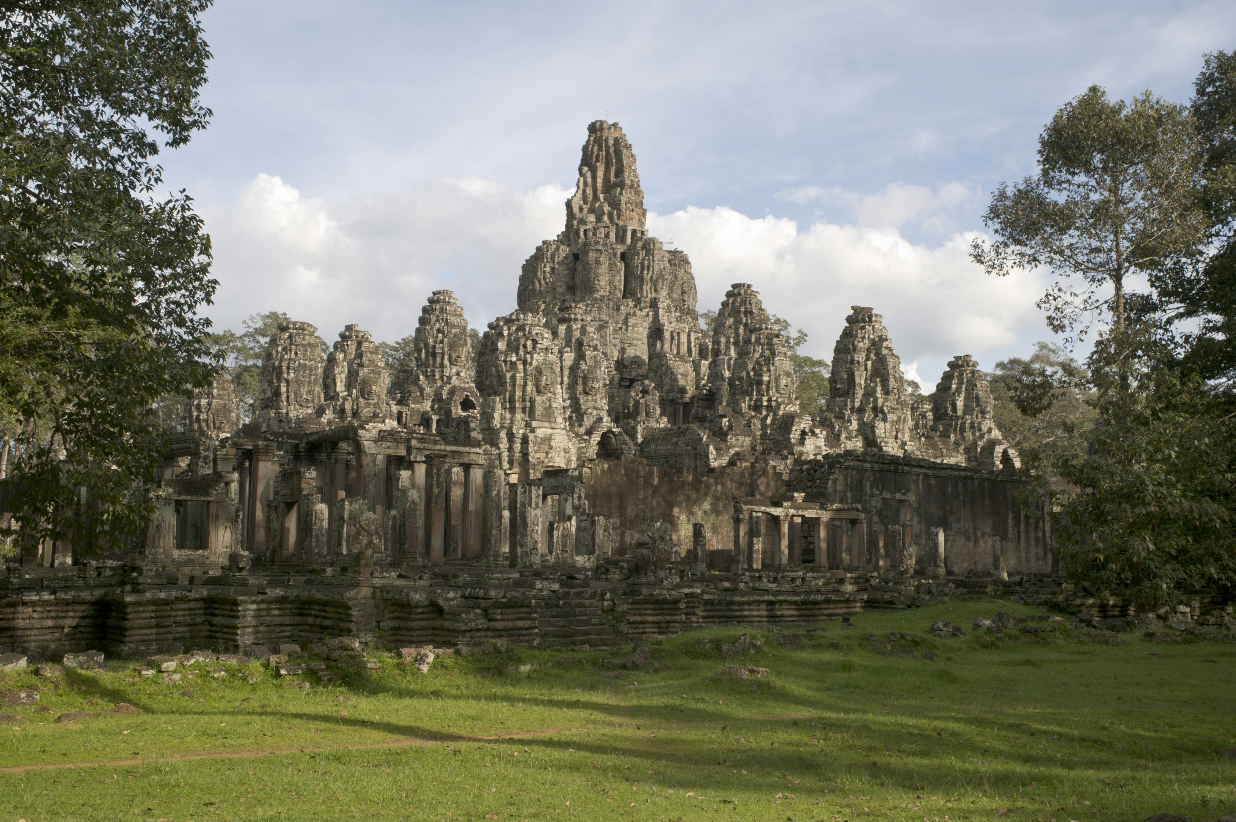 Stone Crown Towers Over a Quiet Khmer Plain
