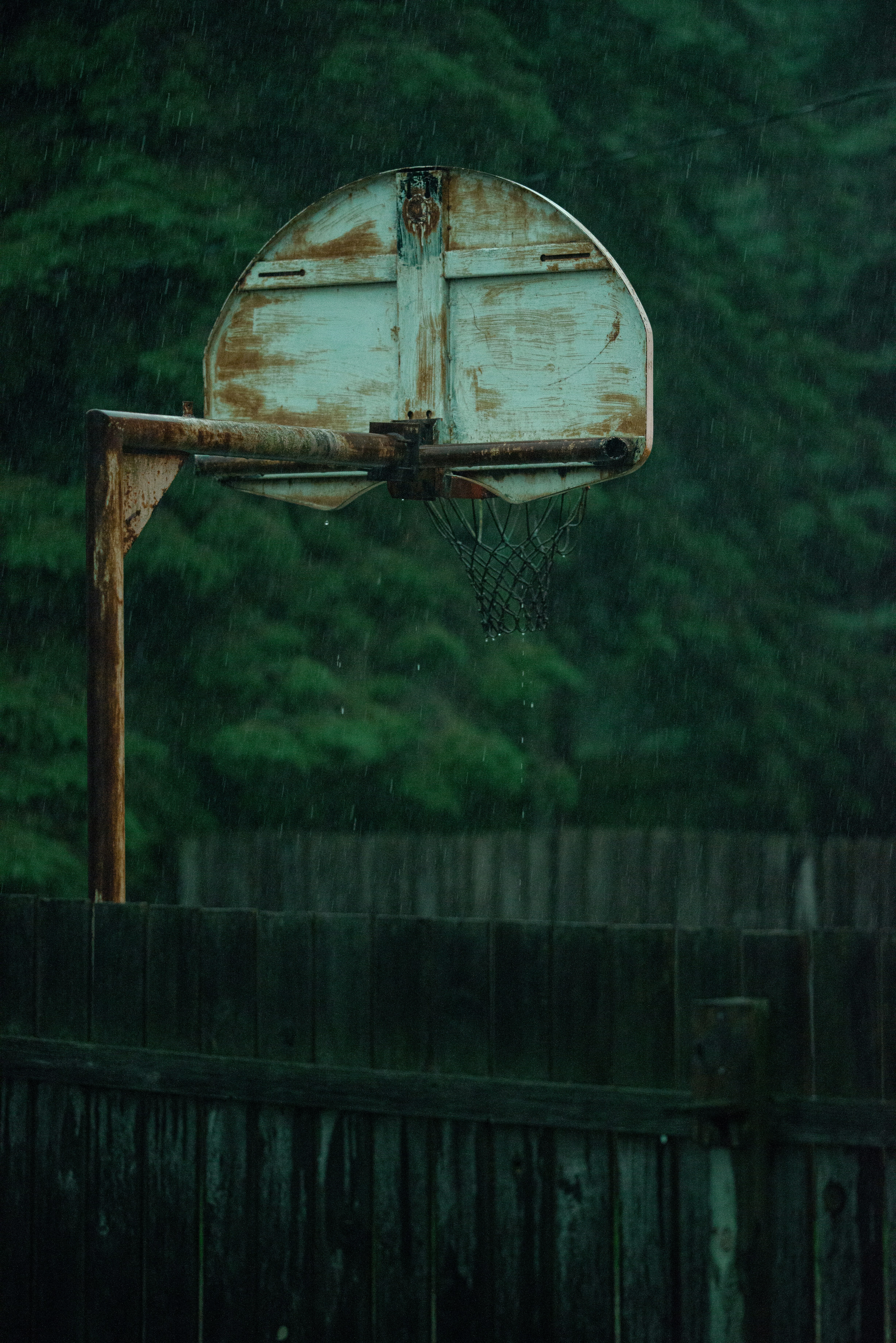 brown wooden hanging bird cage