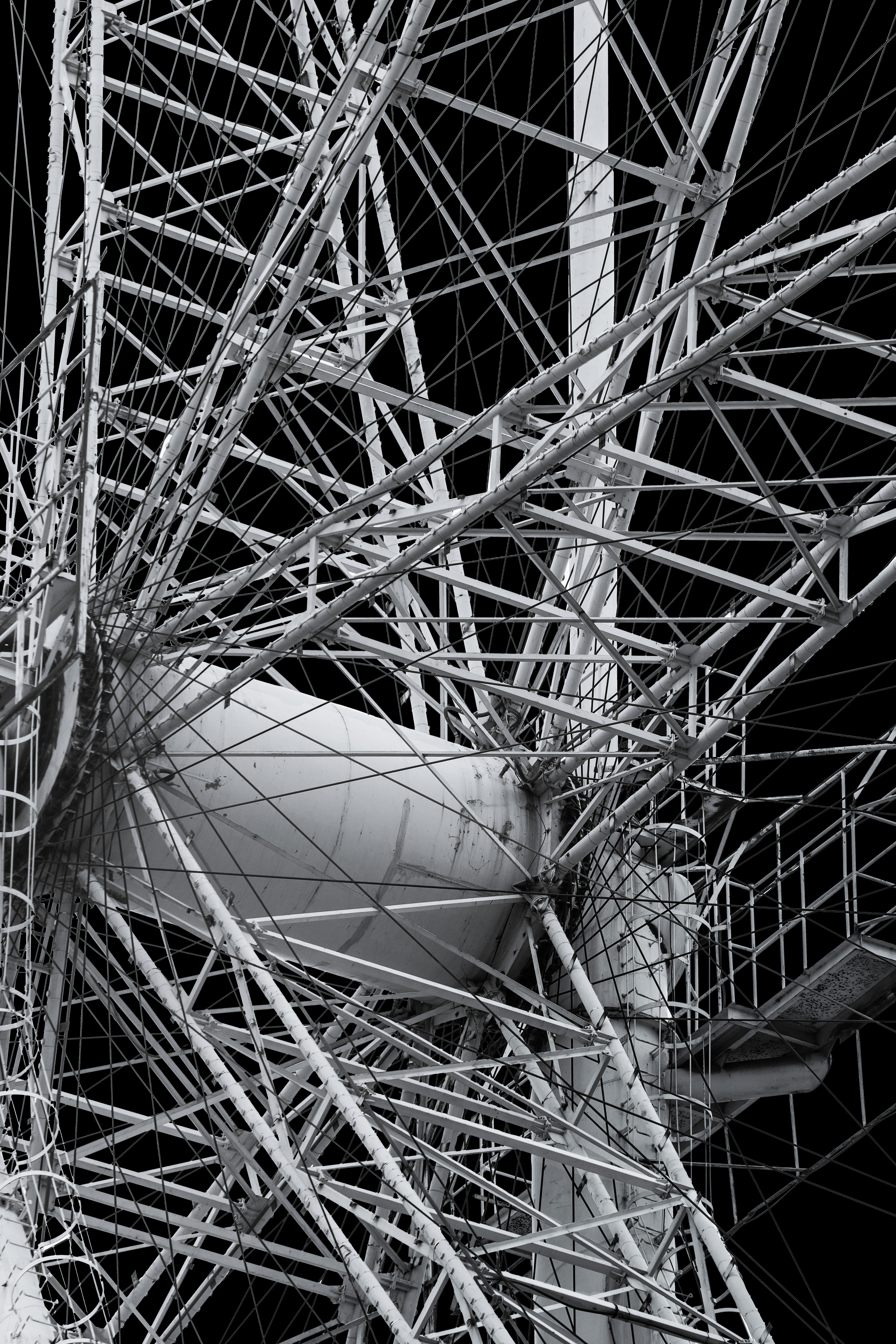Tangled Shadows of a Ferris Wheel