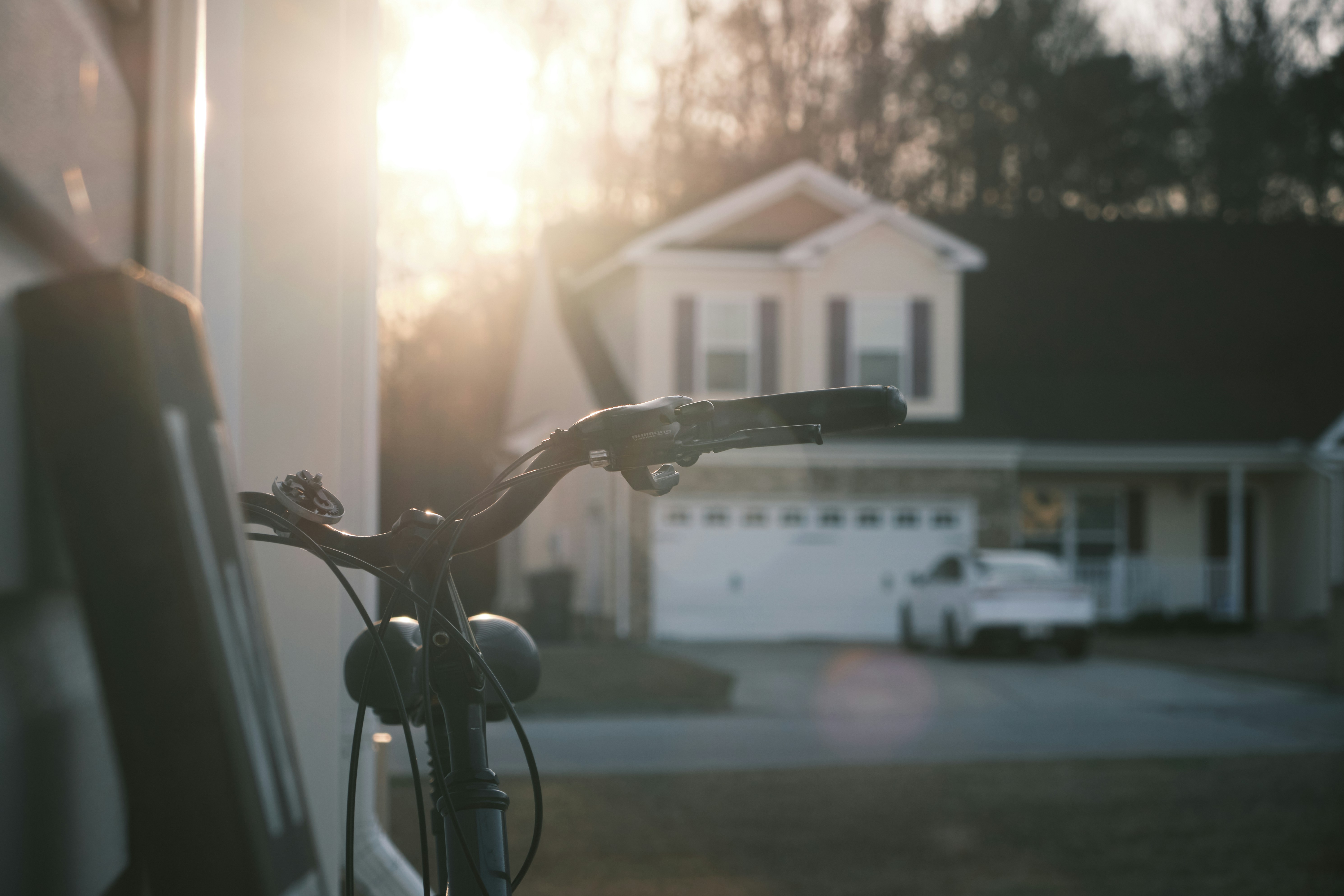 Morning Ride: A Quiet Neighborhood Awakens