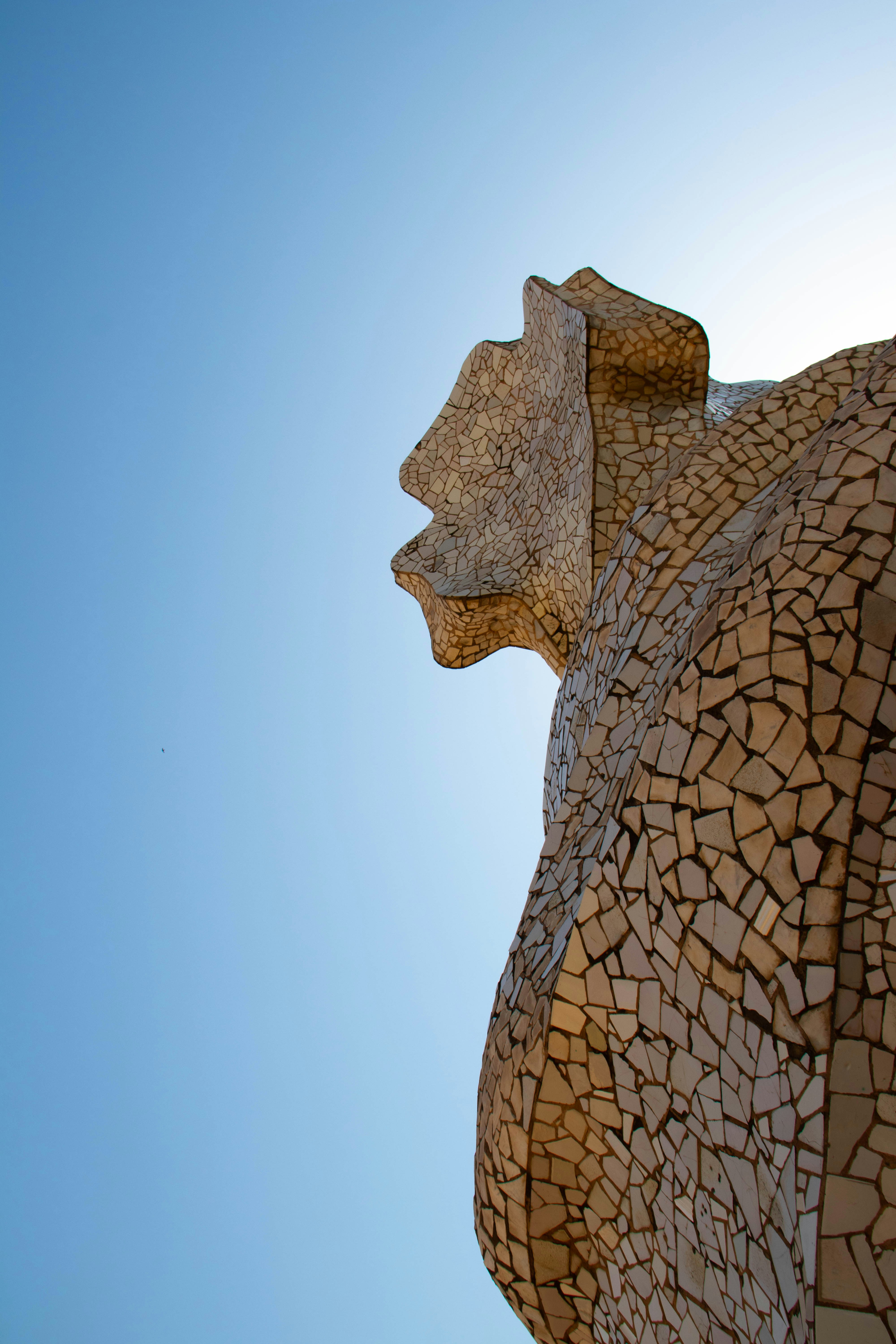 Stone Regent: The Gilded Silhouette Against the Open Sky