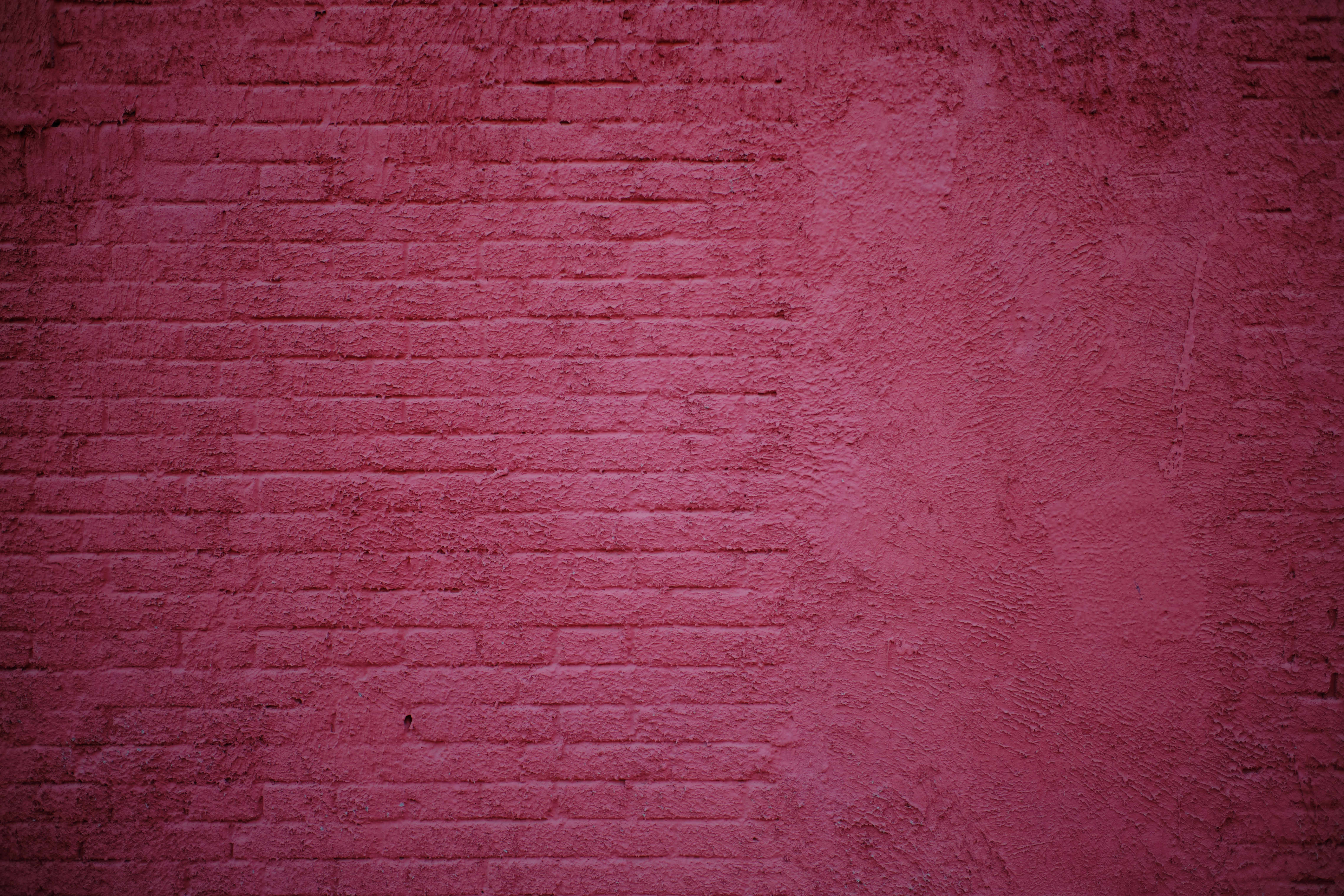 Crimson Brick Texture in Velvet-Red Gradient: A Quiet Wall Study