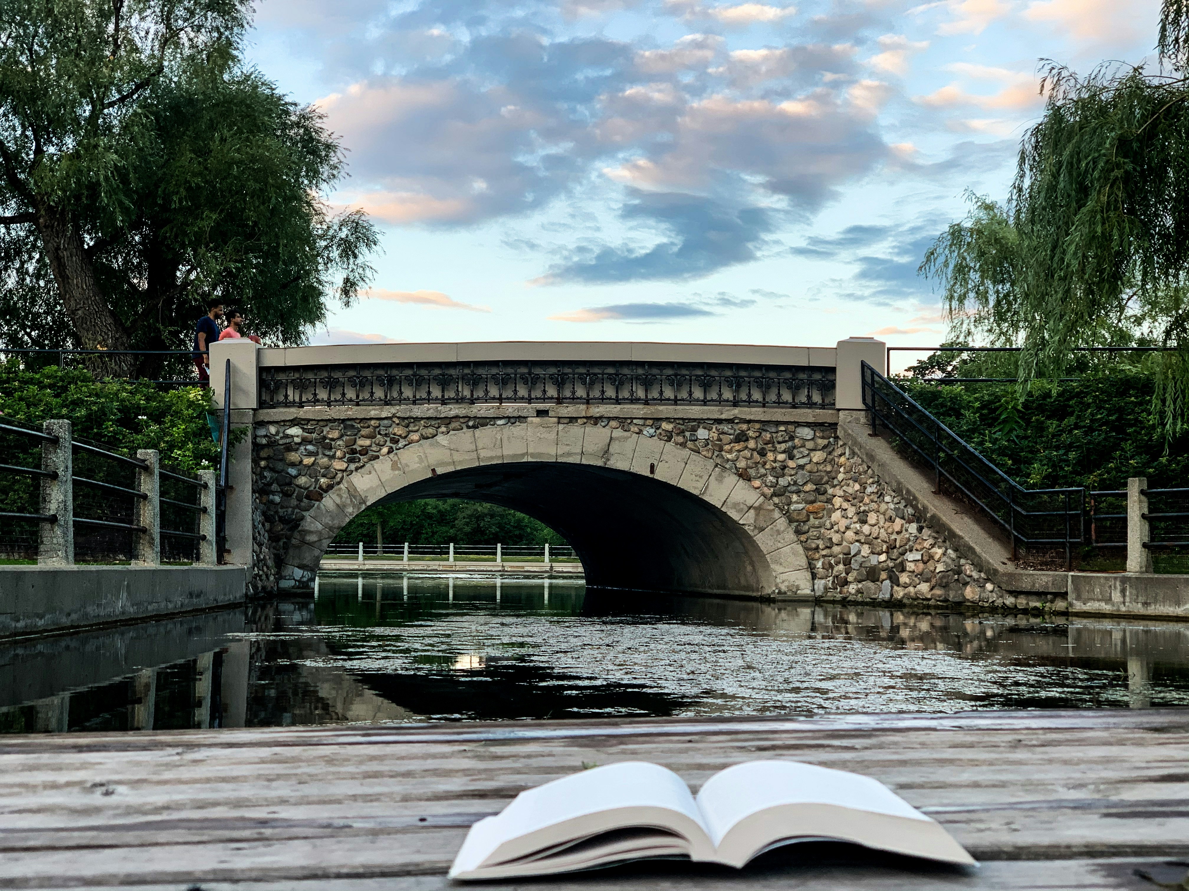 Serenity Beneath the Stone Arch