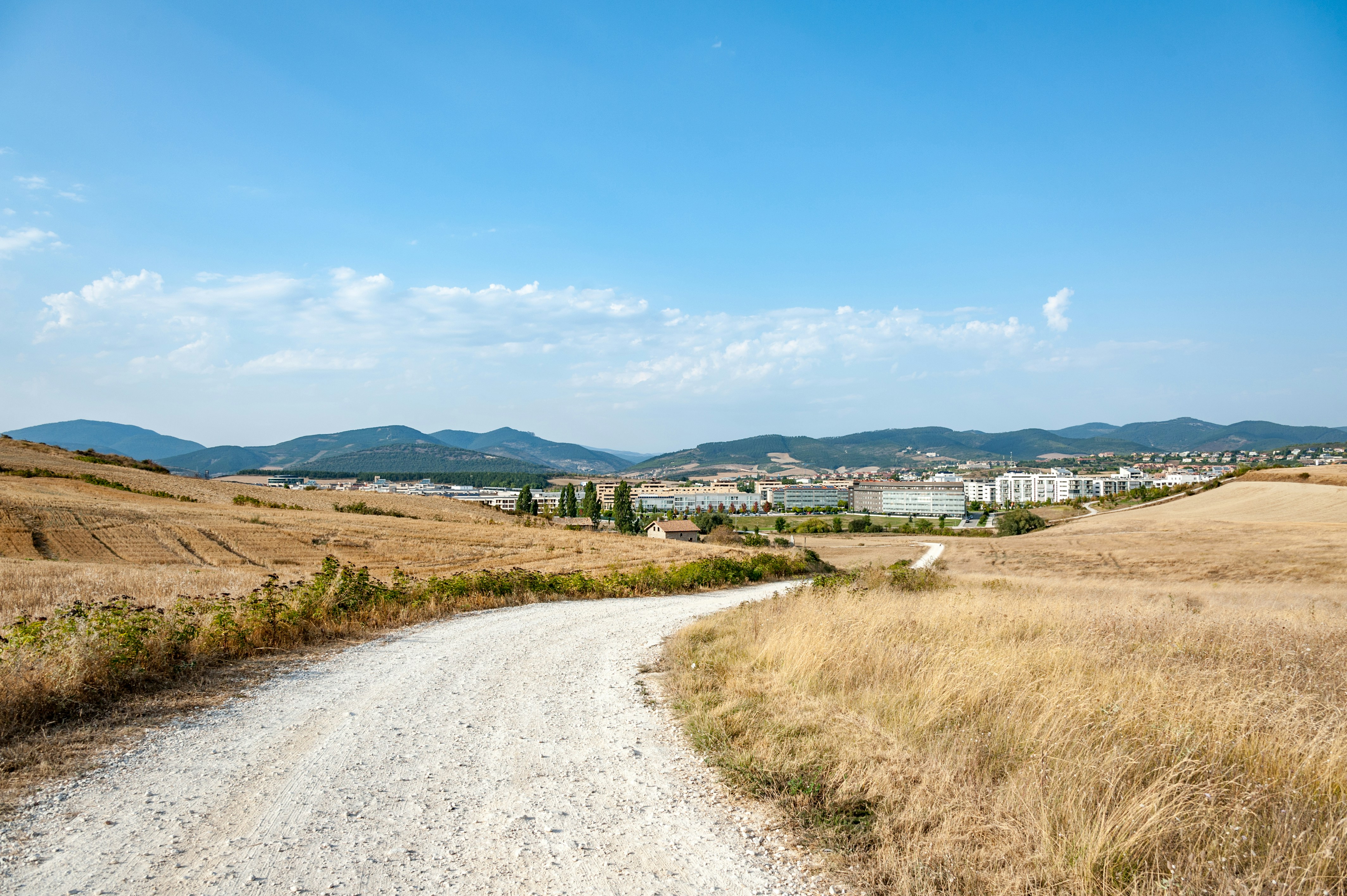 Country road in Navarra, Spain