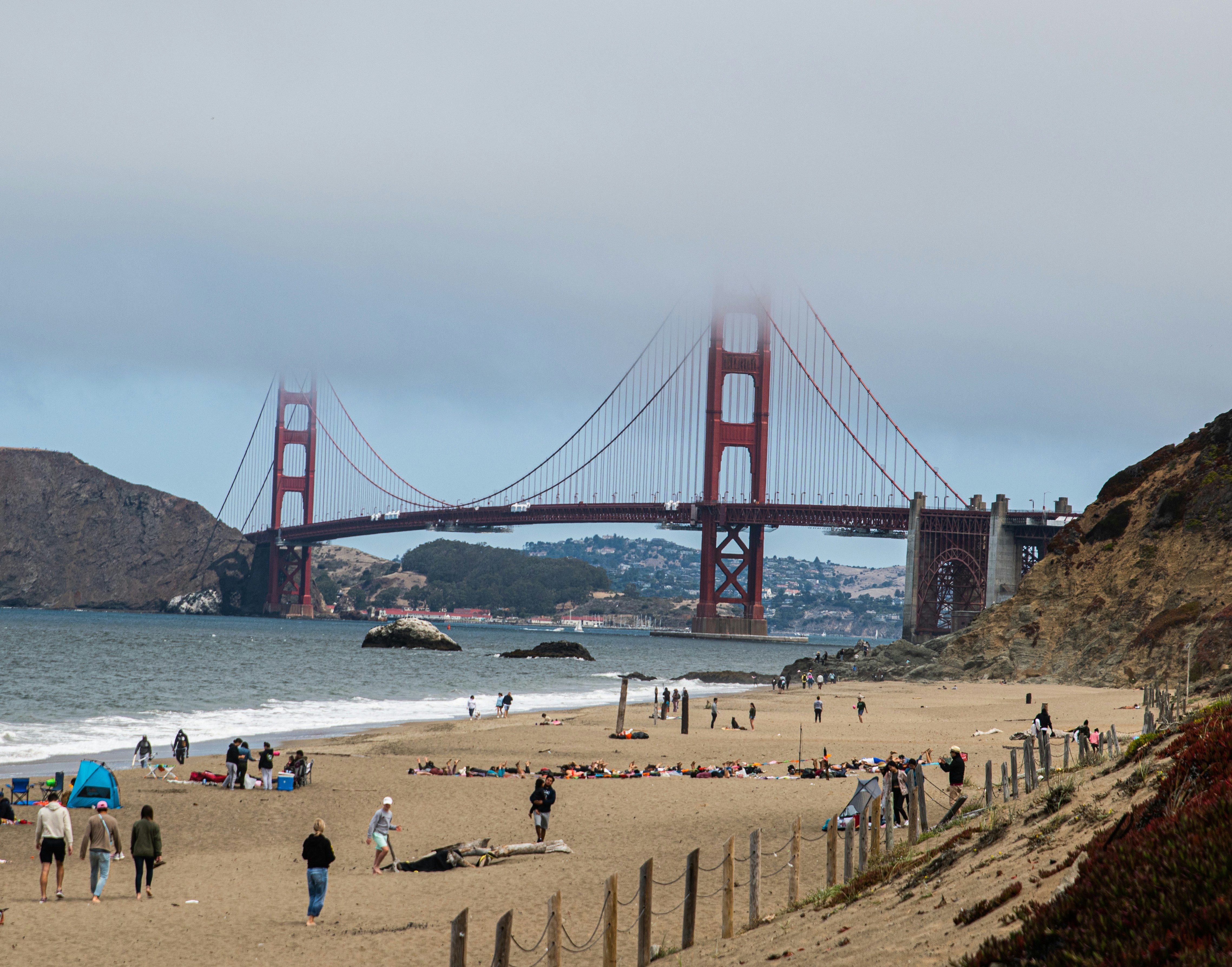 Beach Near Golden Gate Bridge