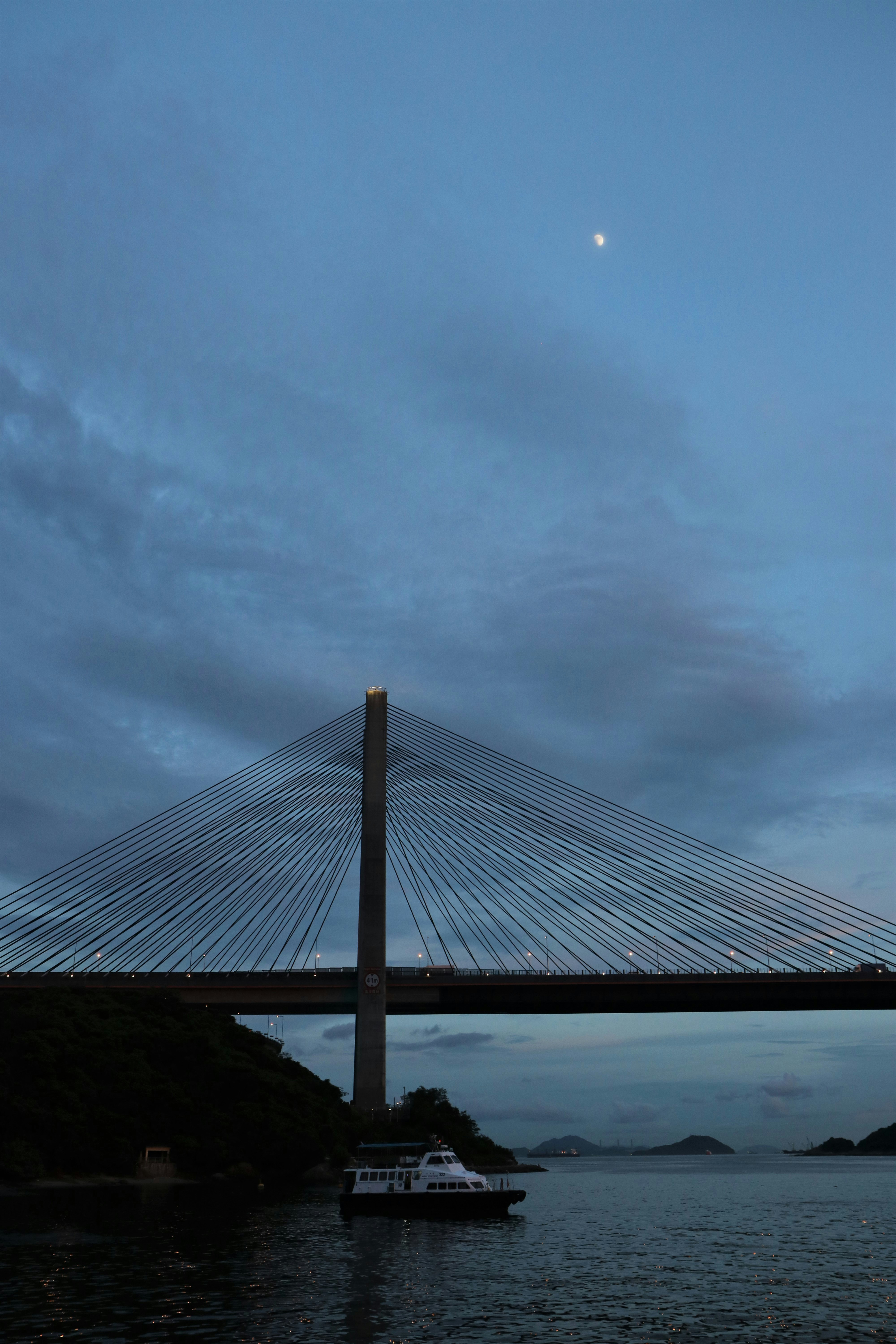 Twilight Over the Bridge: A Serene Encounter