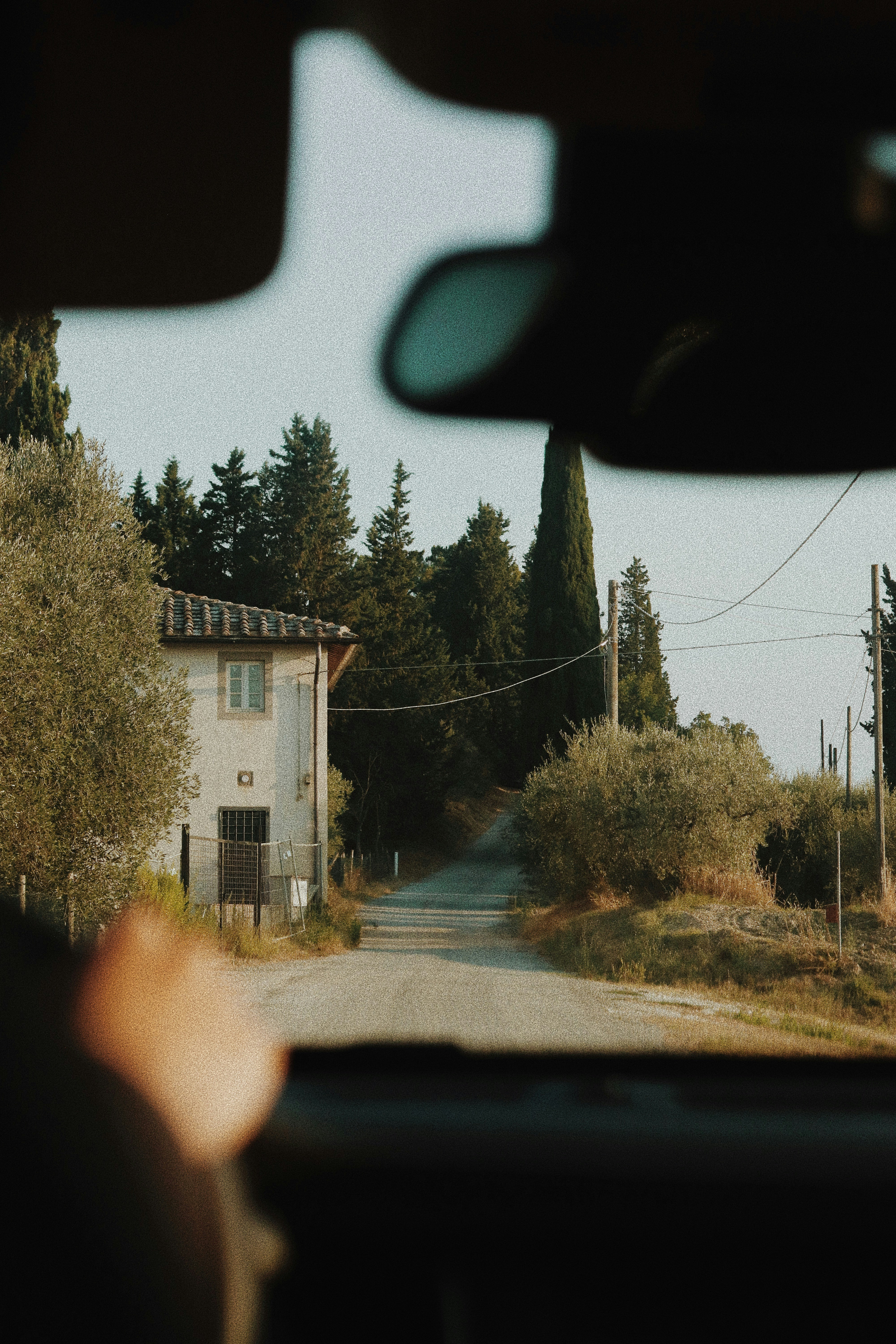 Path through the village: a view from the driver’s seat