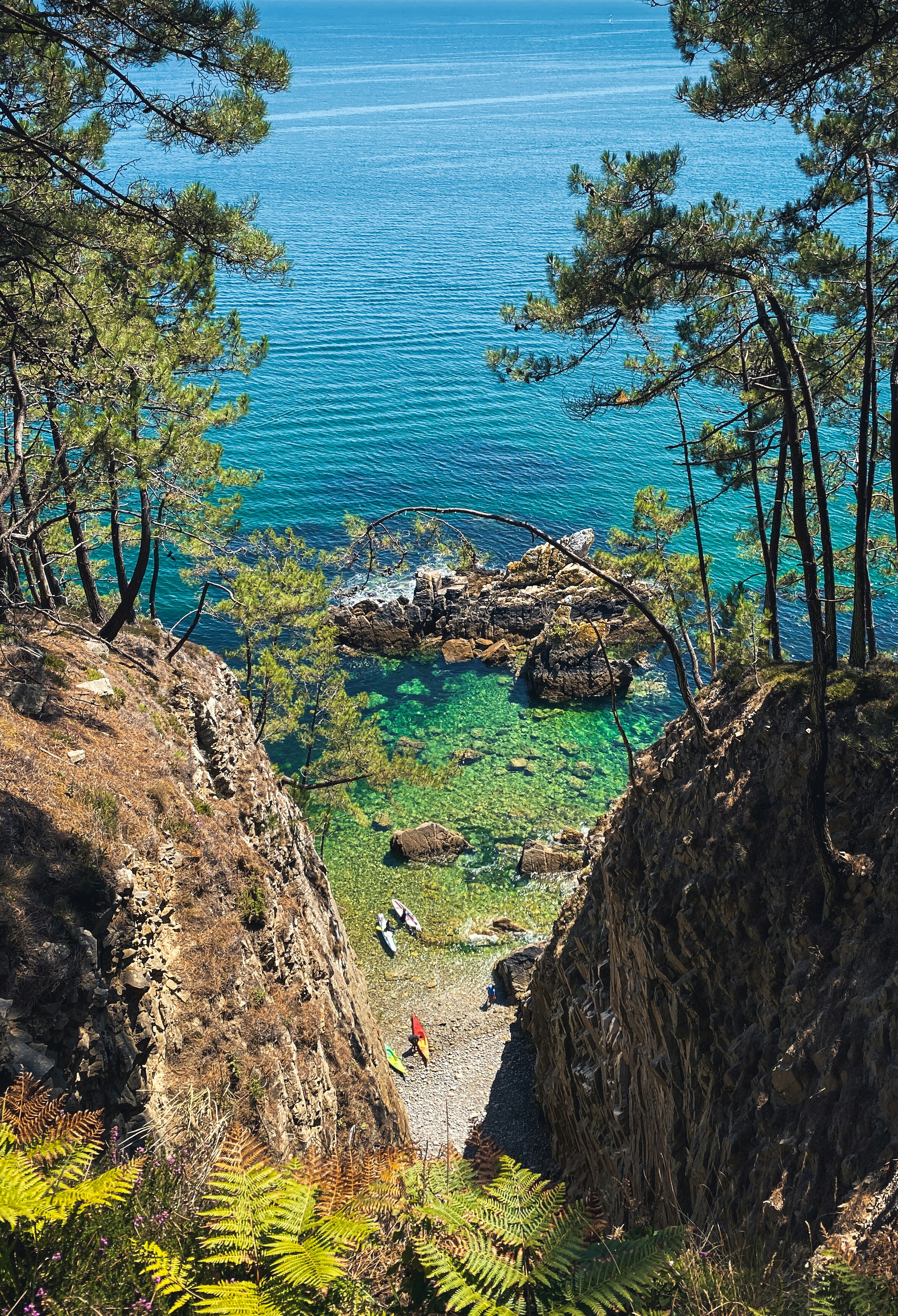 Cliffside Path to Turquoise Cove