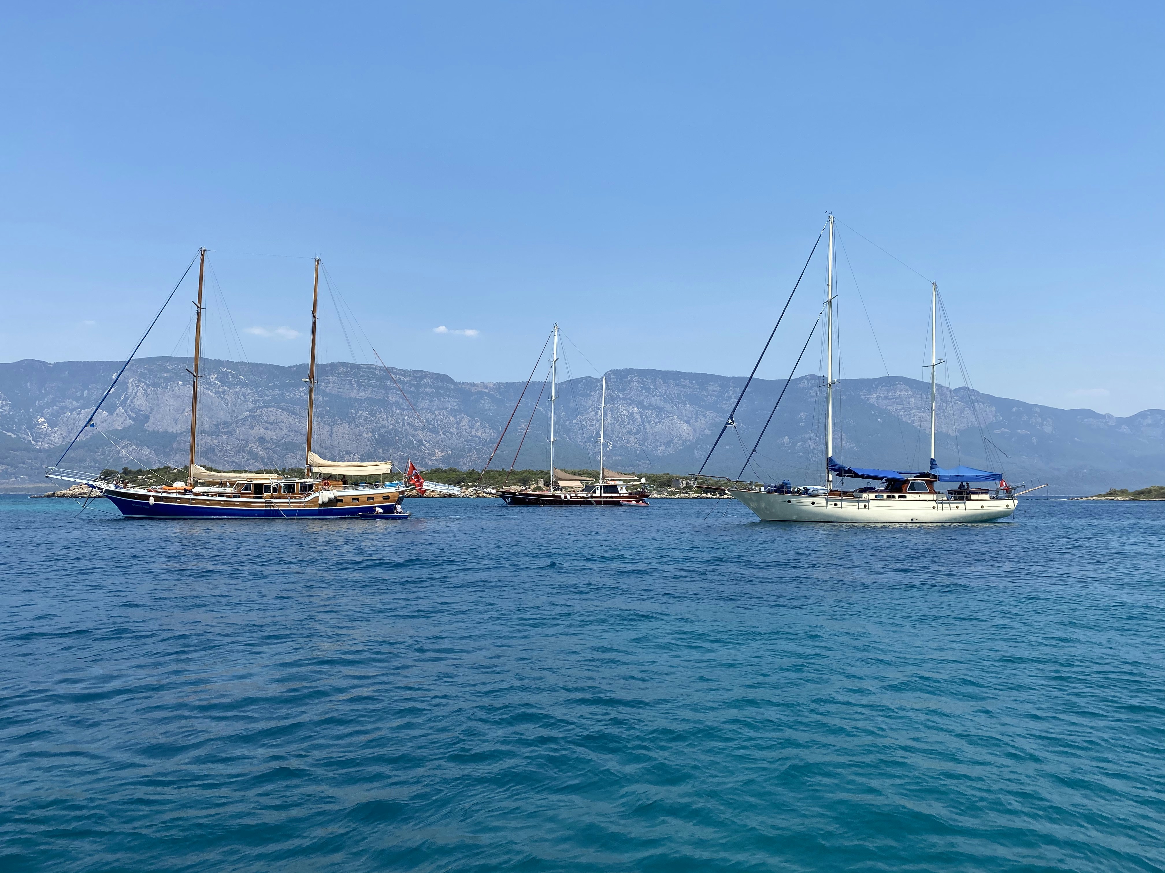white and blue boat on sea during daytime
