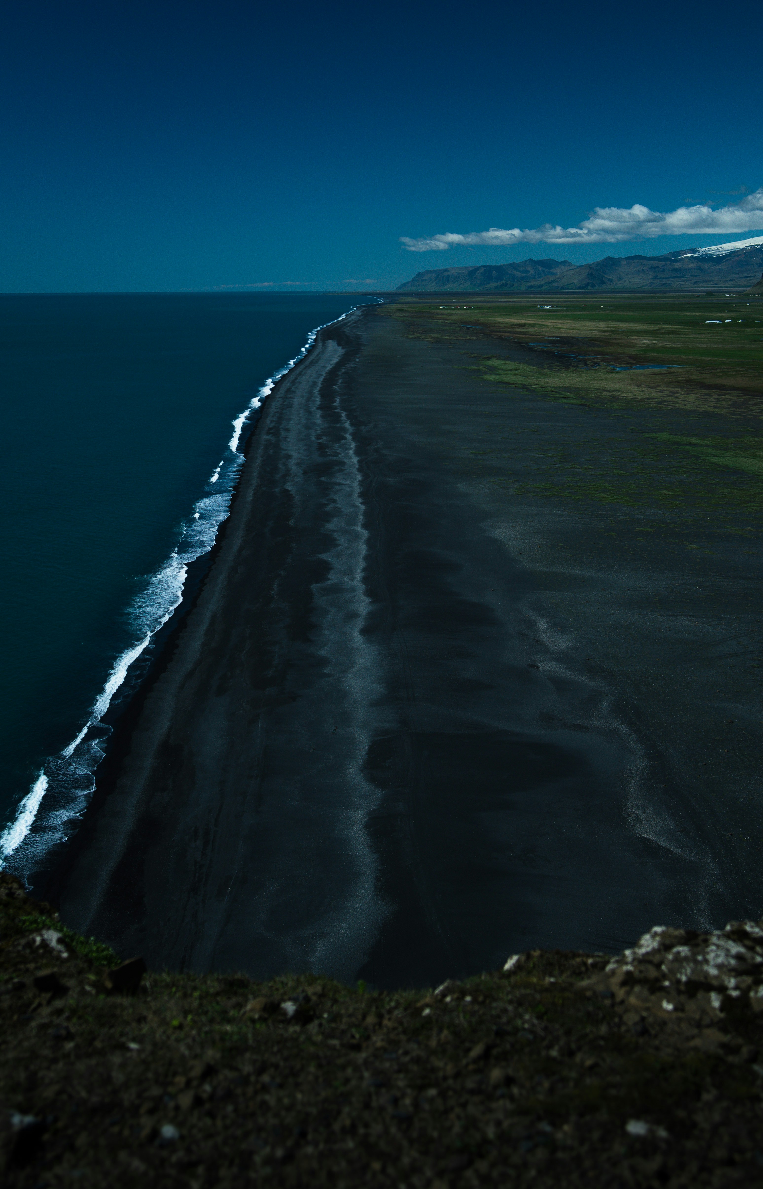 Edge of the Atlantic: A Black-Sand Coast Carved by Light