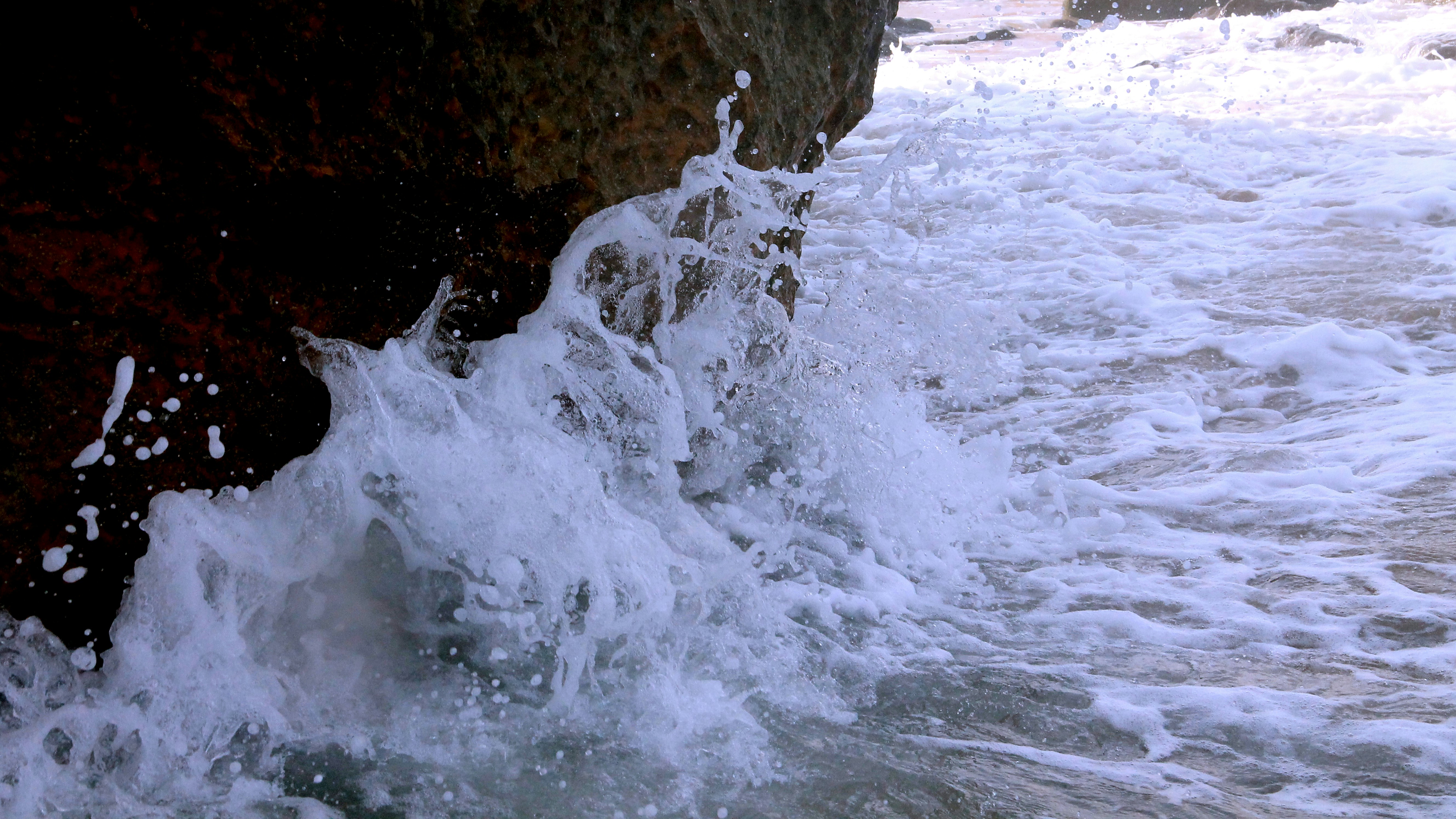 Water waves hitting rocky shore during daytime photo – Free Myanmar ...
