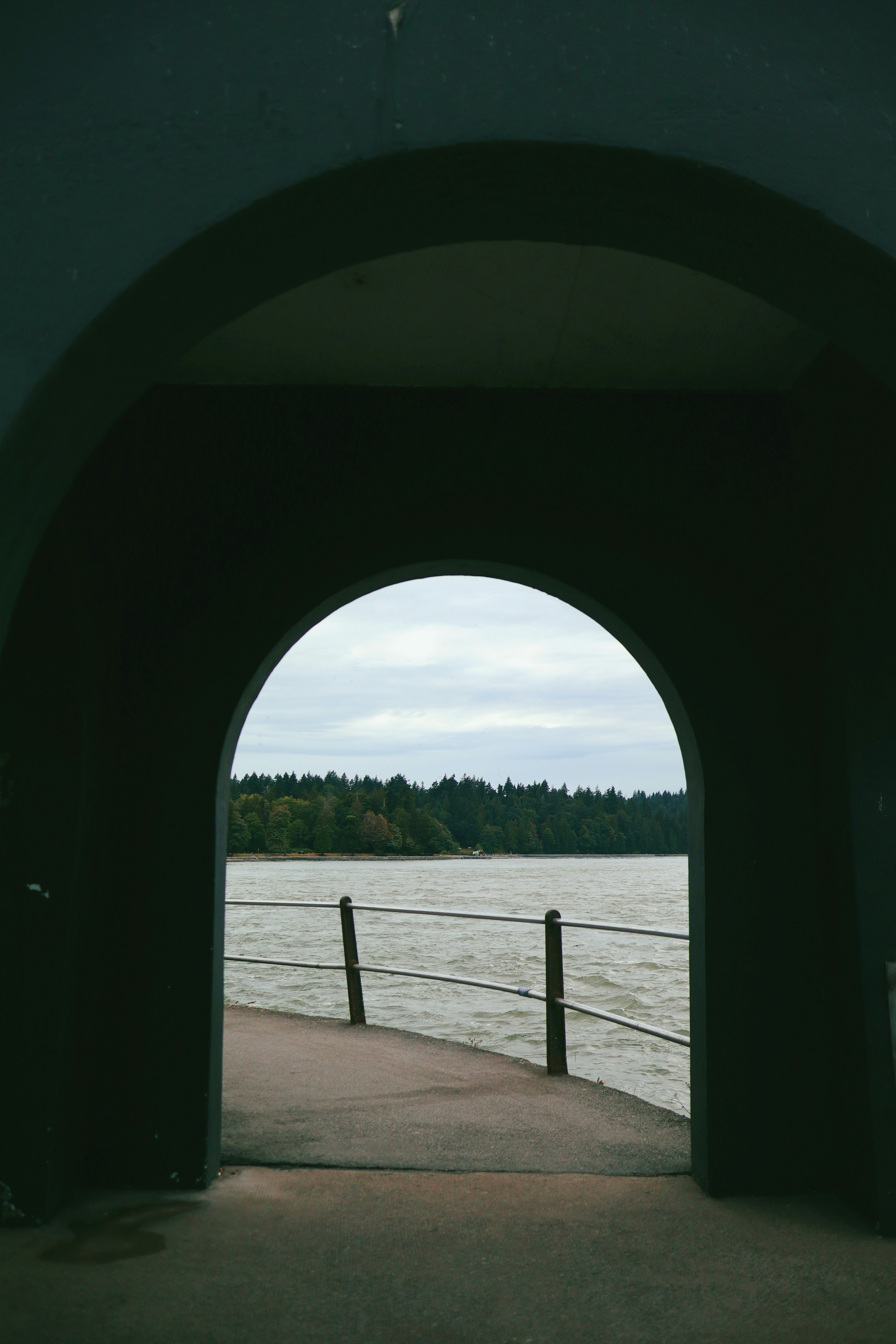 Archway to the Lake: Framing a Quiet Riverside Vista