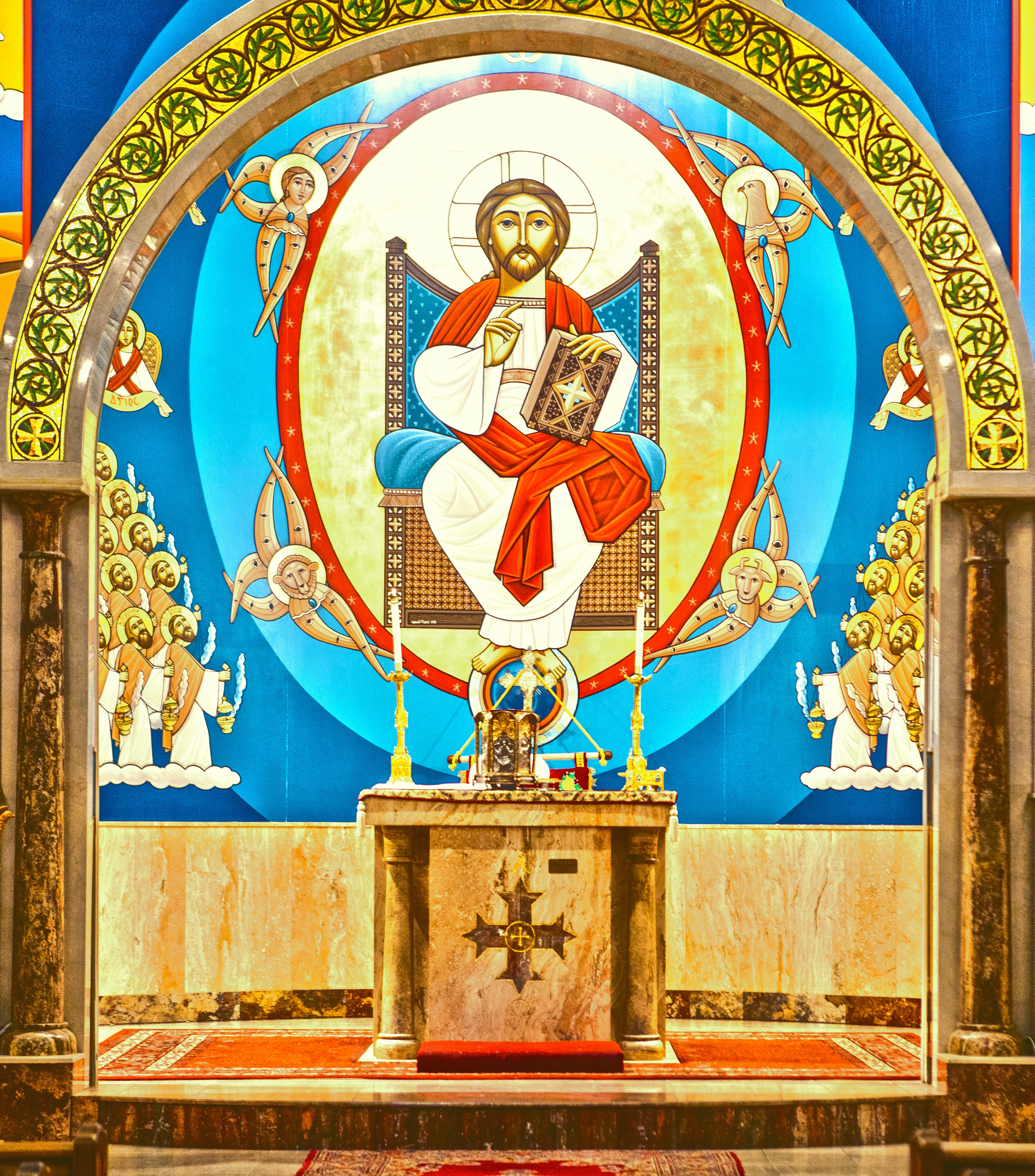 Coptic Orthodox Cross Wallpaper