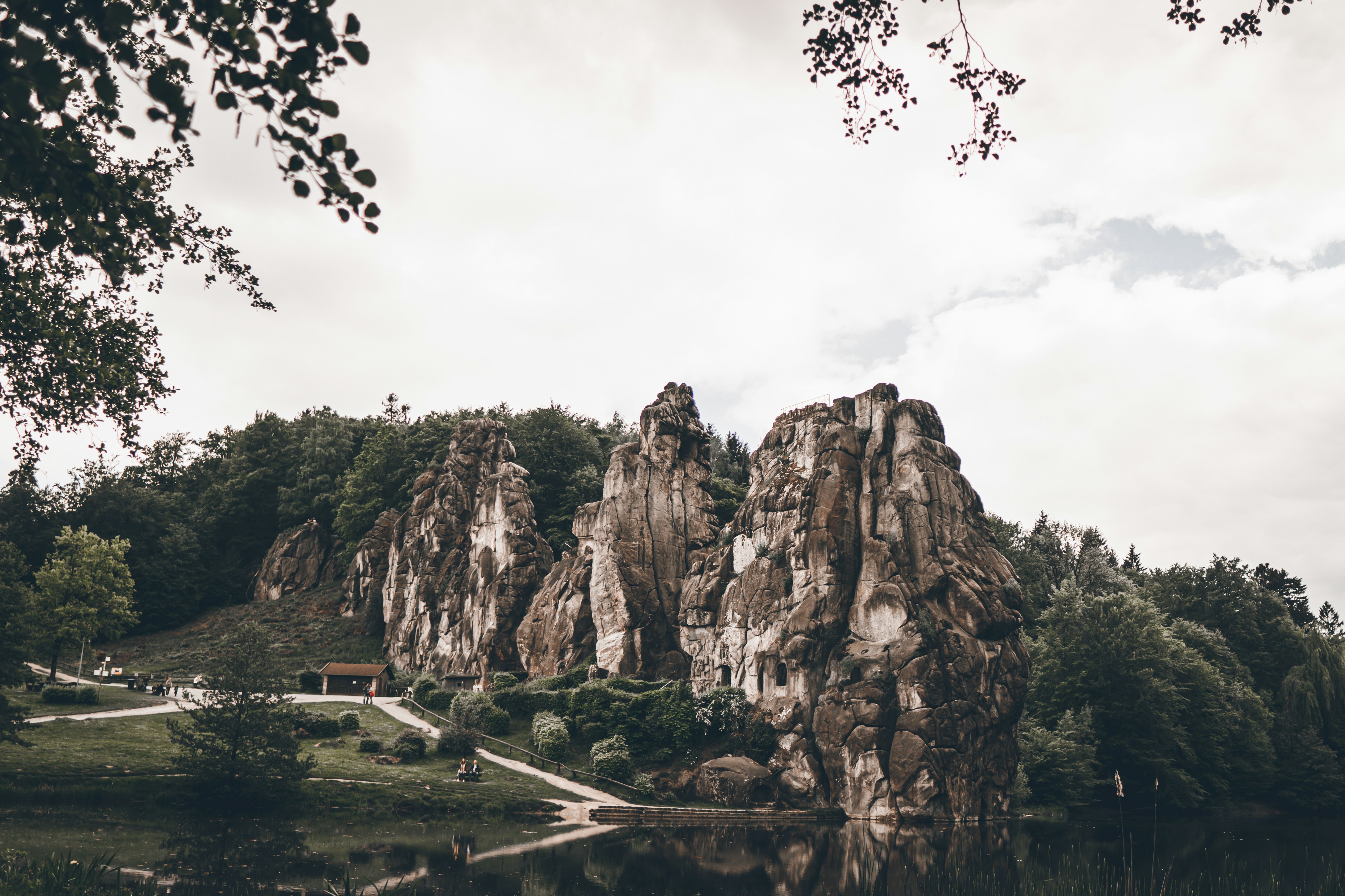 Majestic Stone Pillars of Externsteine