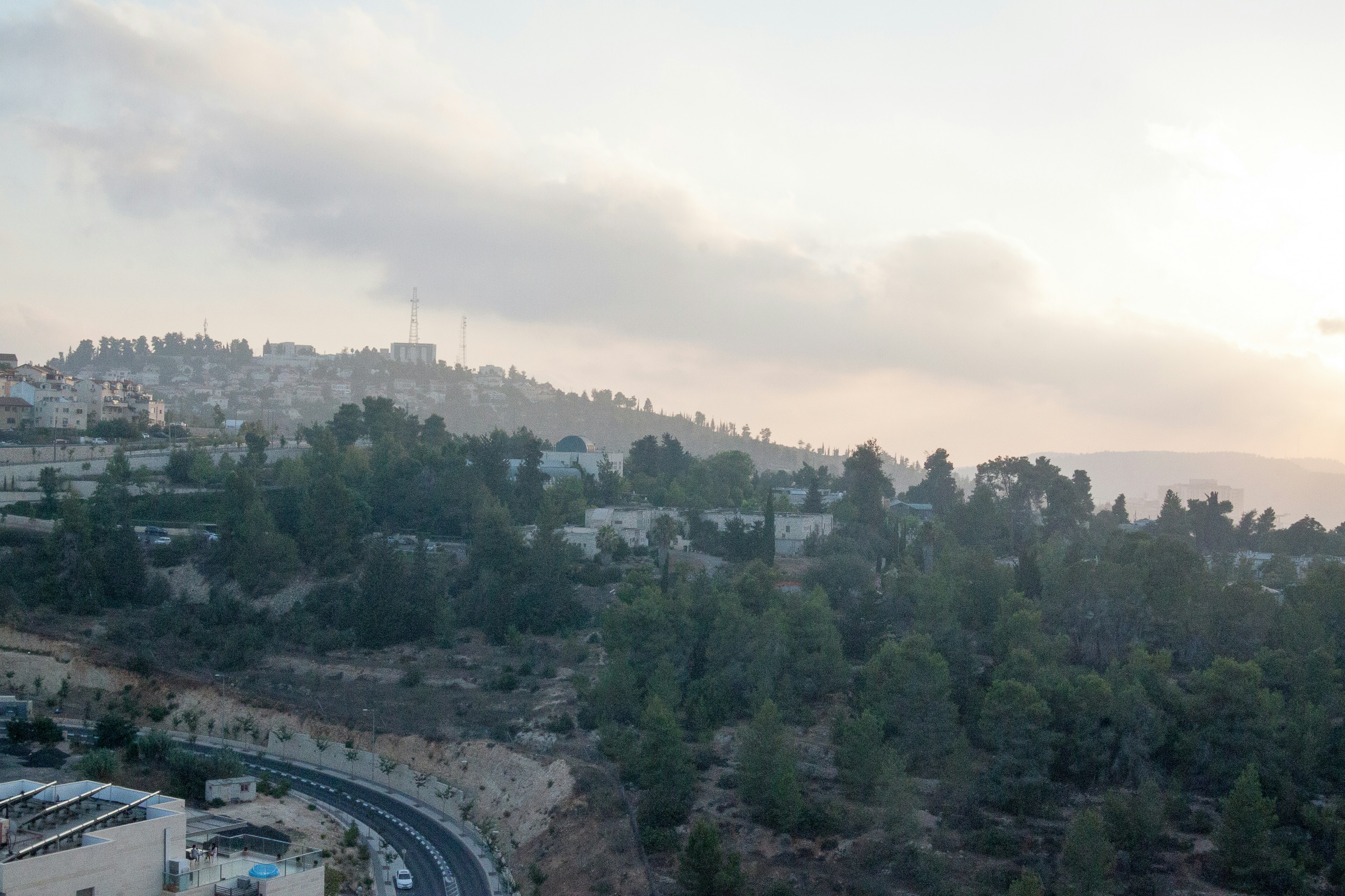 Jerusalem city by sunset