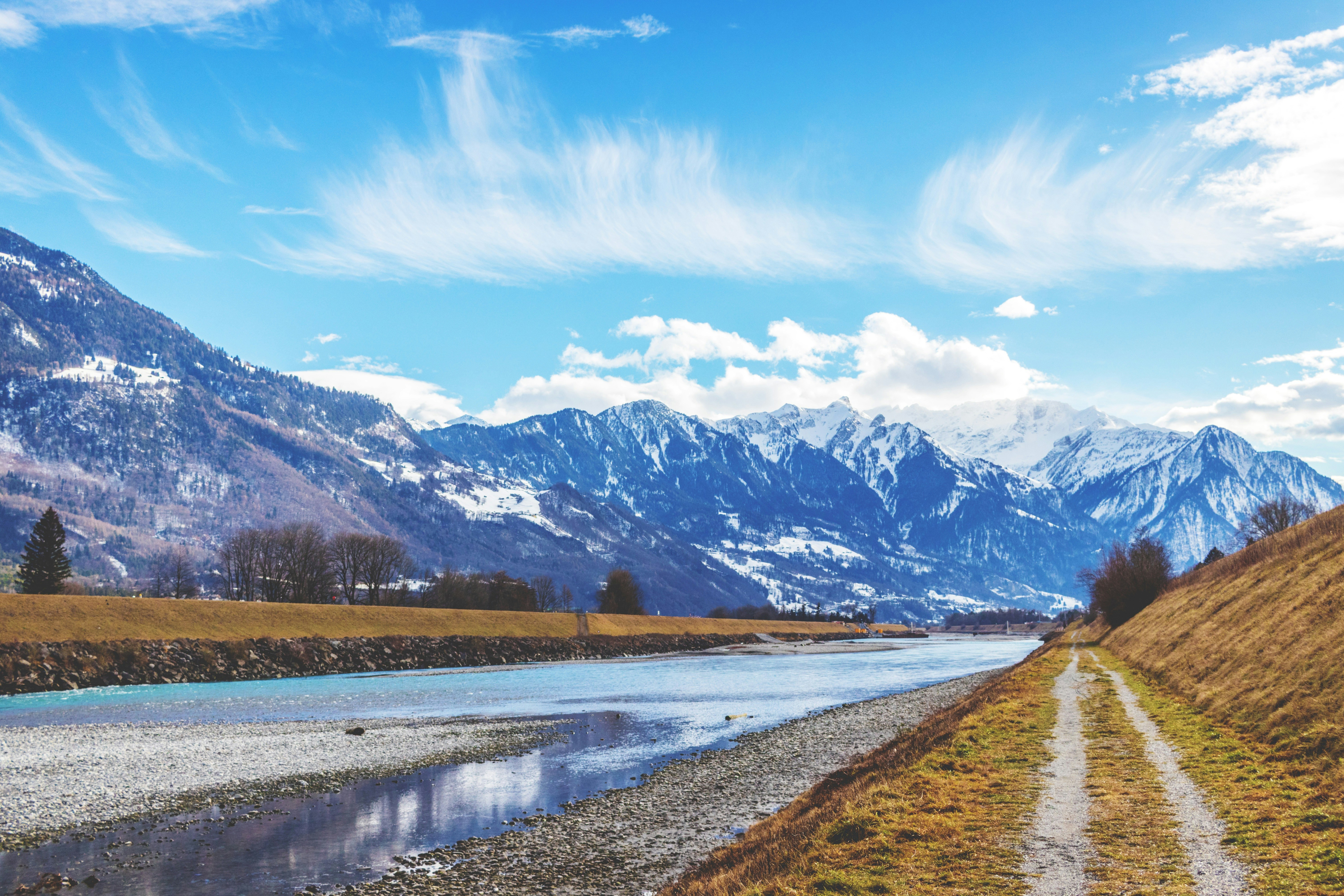 Serene Path Along the Rhine in Swiss Splendor