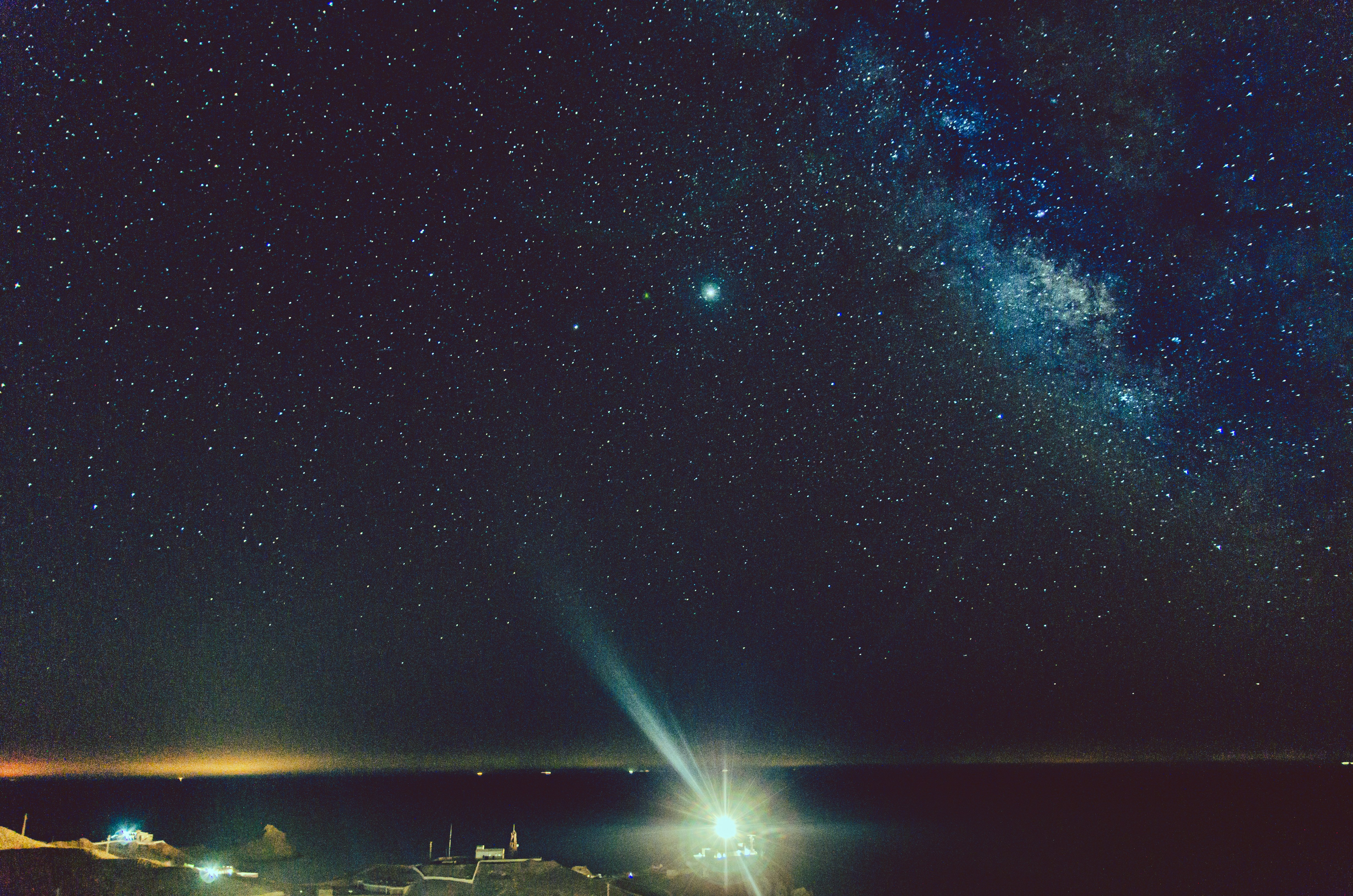 Celestial Symphony Over the Ocean