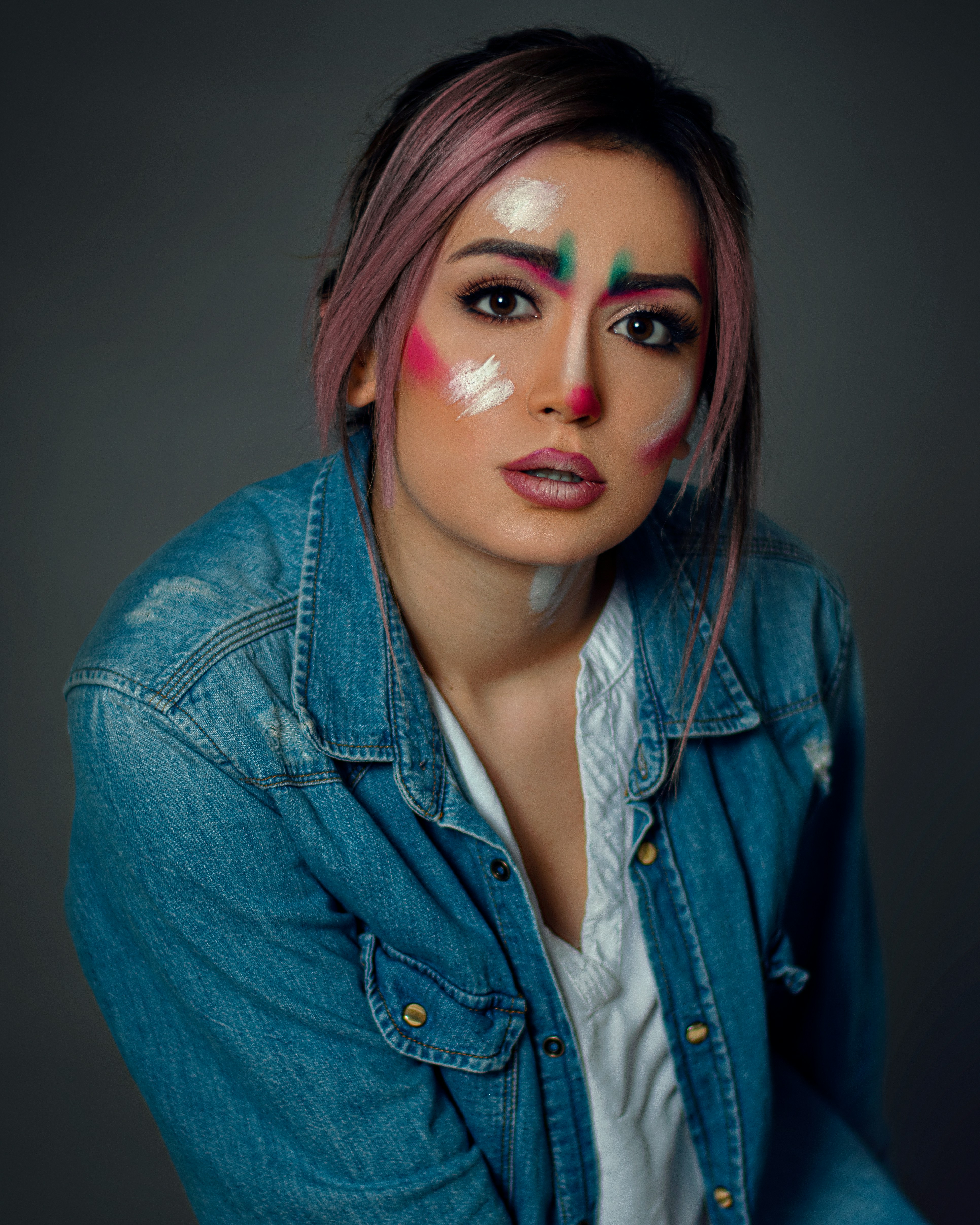 Painted Persona: Portrait with Bold Color Strokes