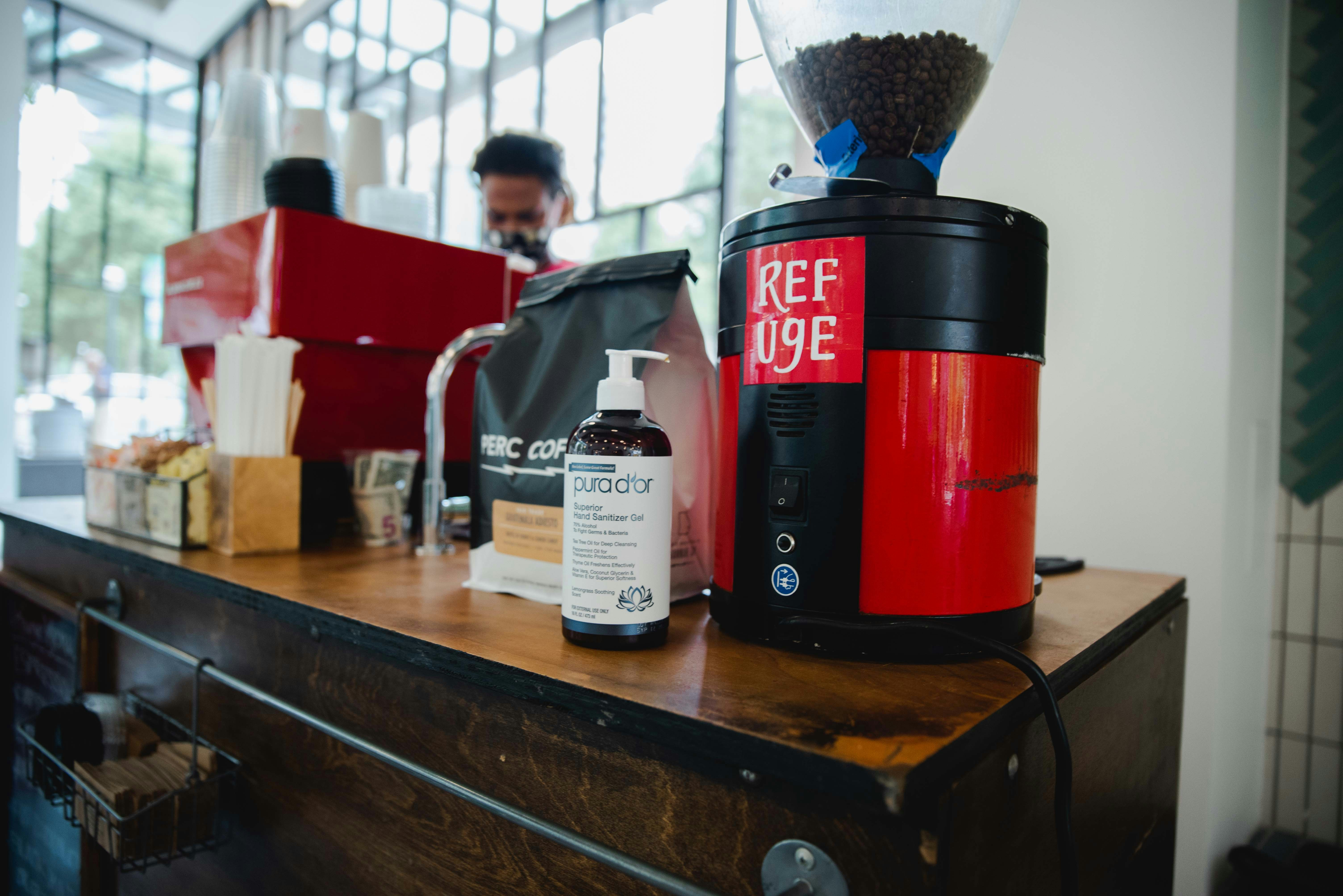 Coffee Counter Chronicles: A Vibrant Brew Station