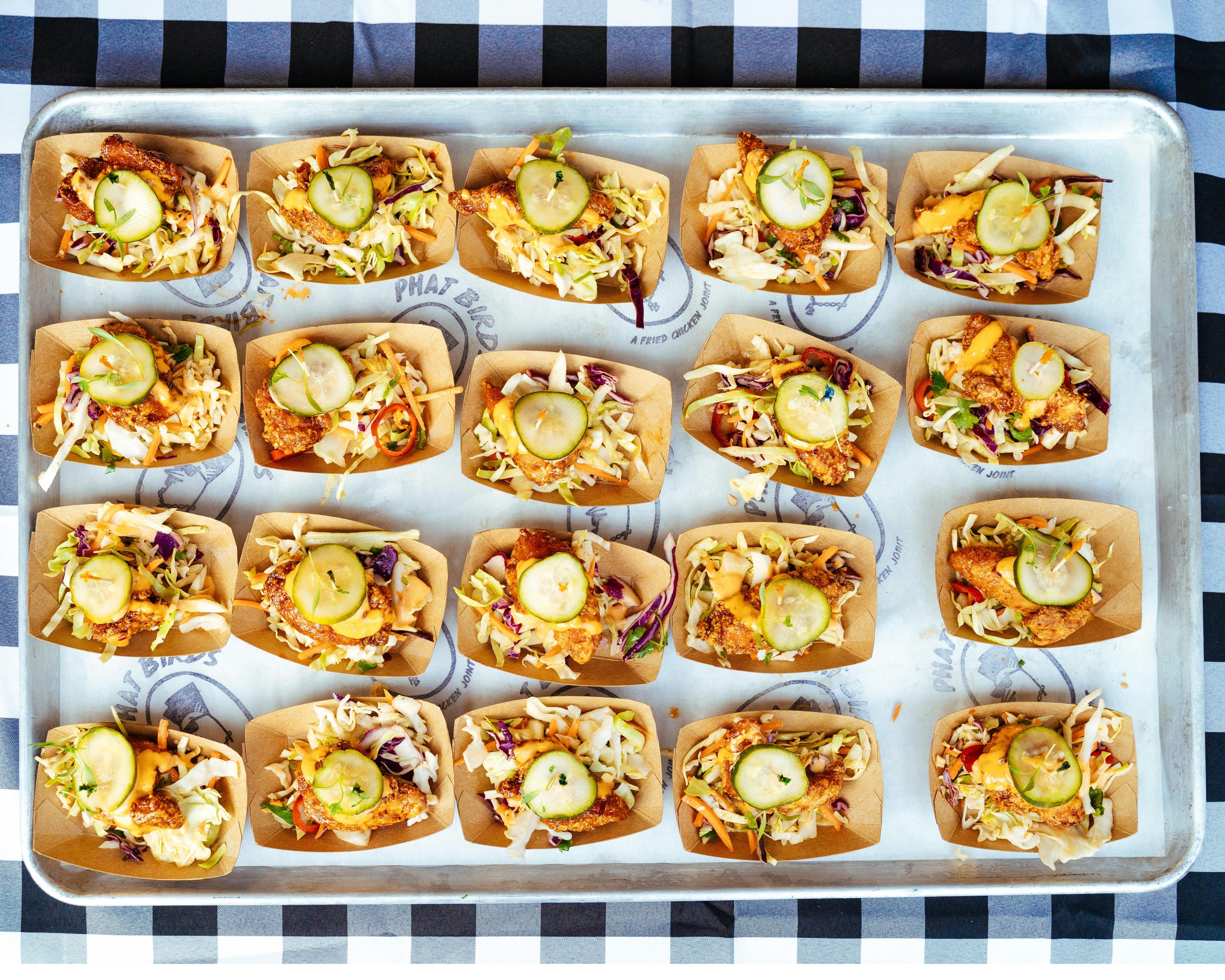 brown and white cupcakes on white tray