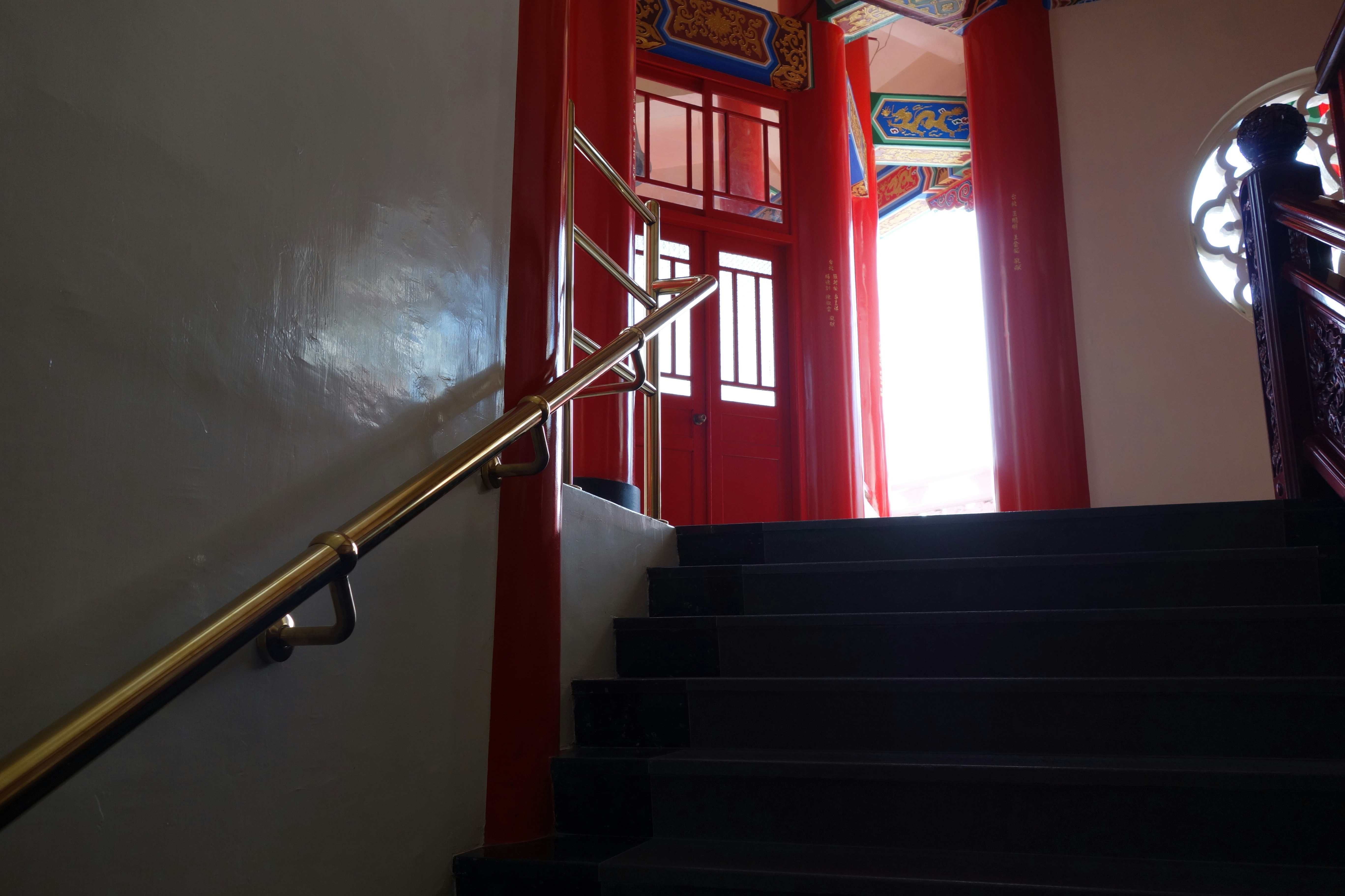 Crimson Threshold: Light at the Stair's End