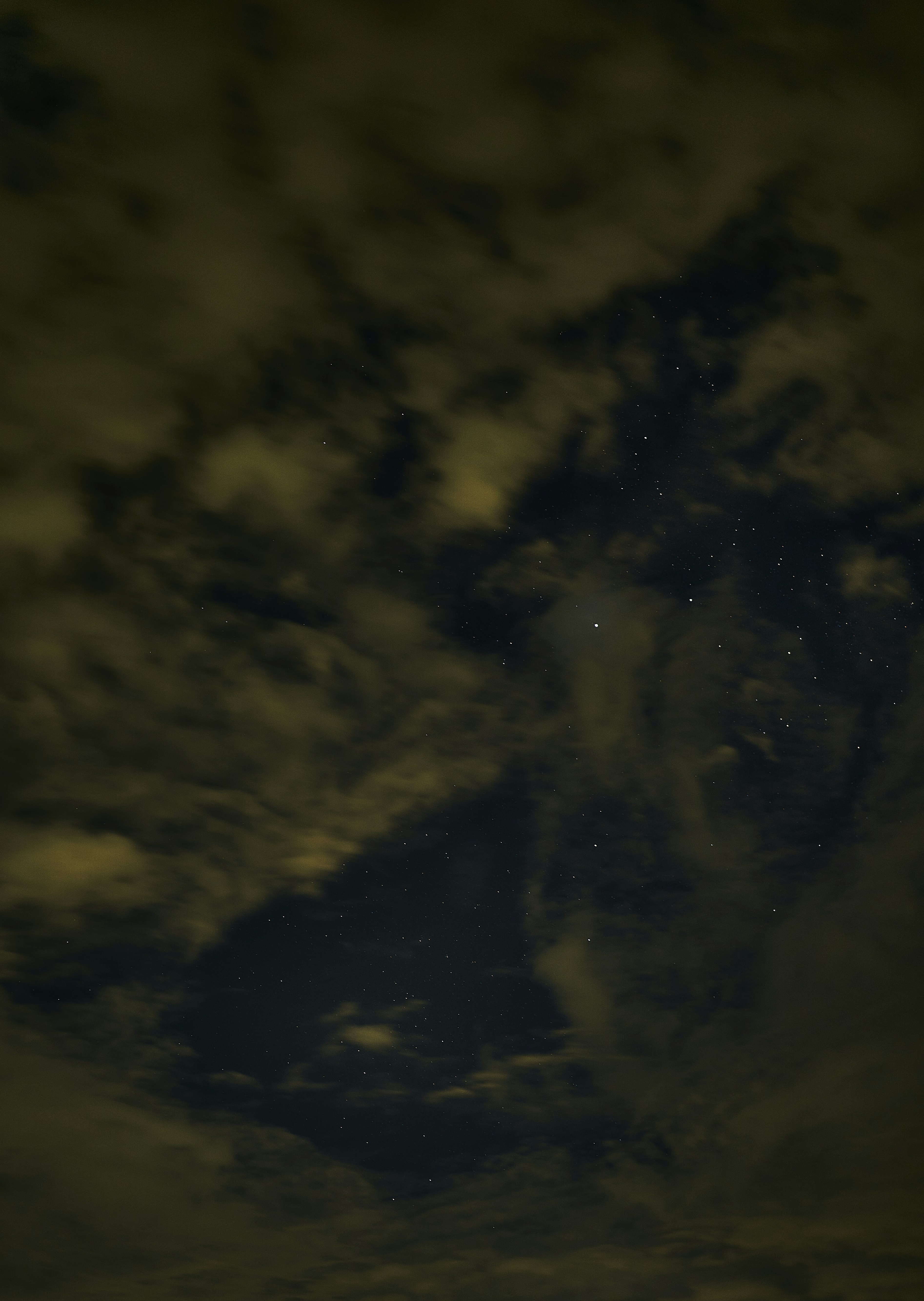 Celestial Gaps: A Night Sky's Hidden Treasures