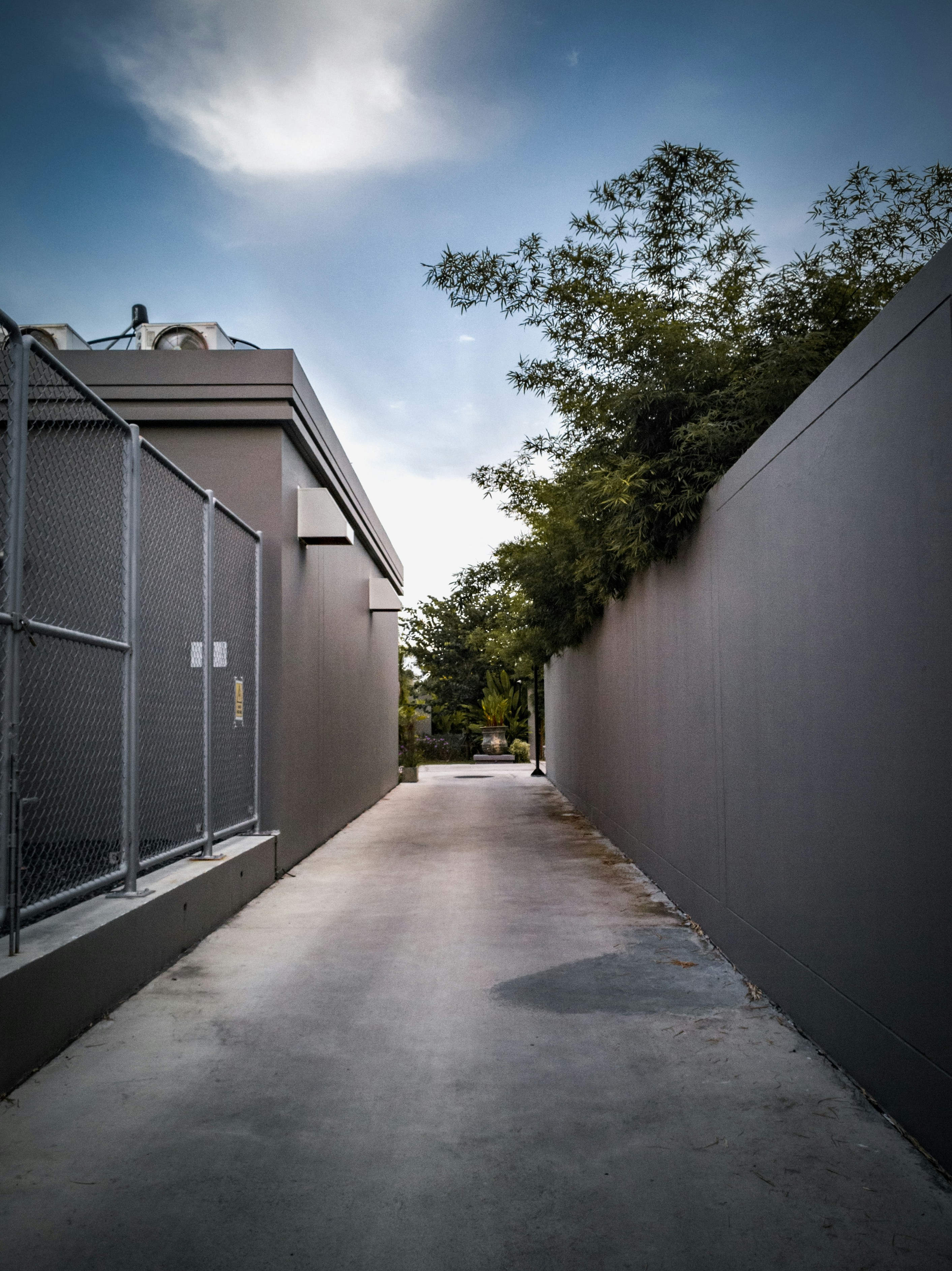 Concrete Corridor: Toward the Quiet End of an Alley